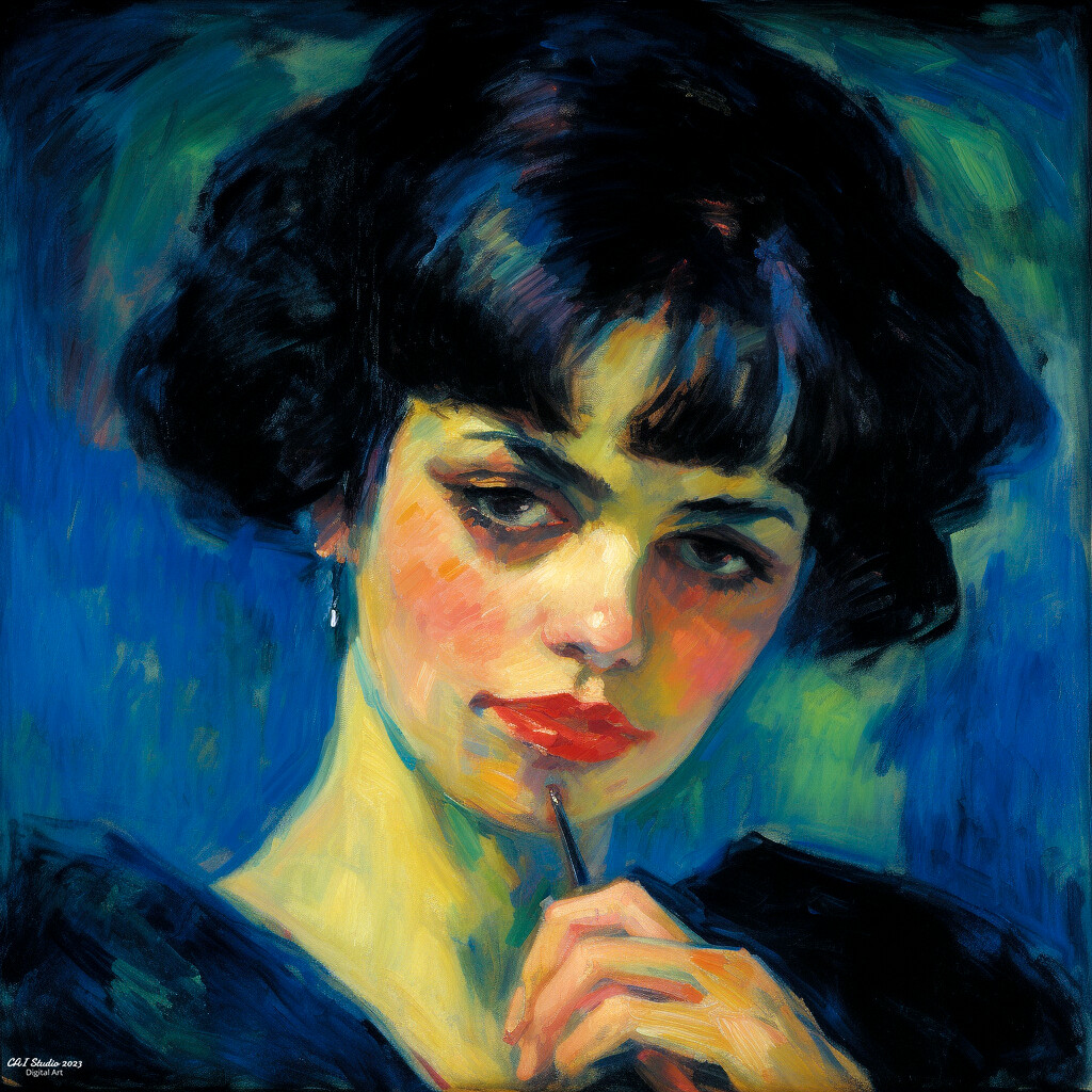 ArtStation - Portait paintings of women