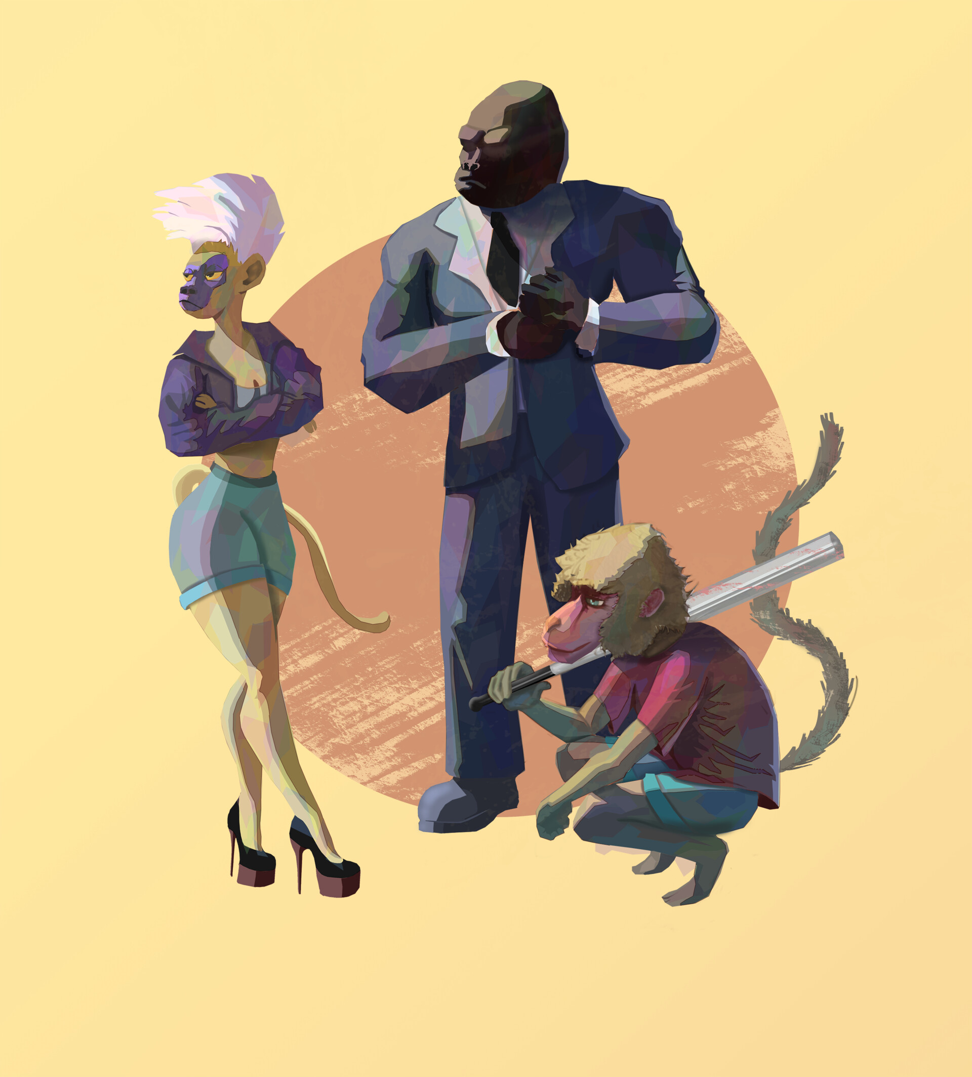 ArtStation - Monkey Gang