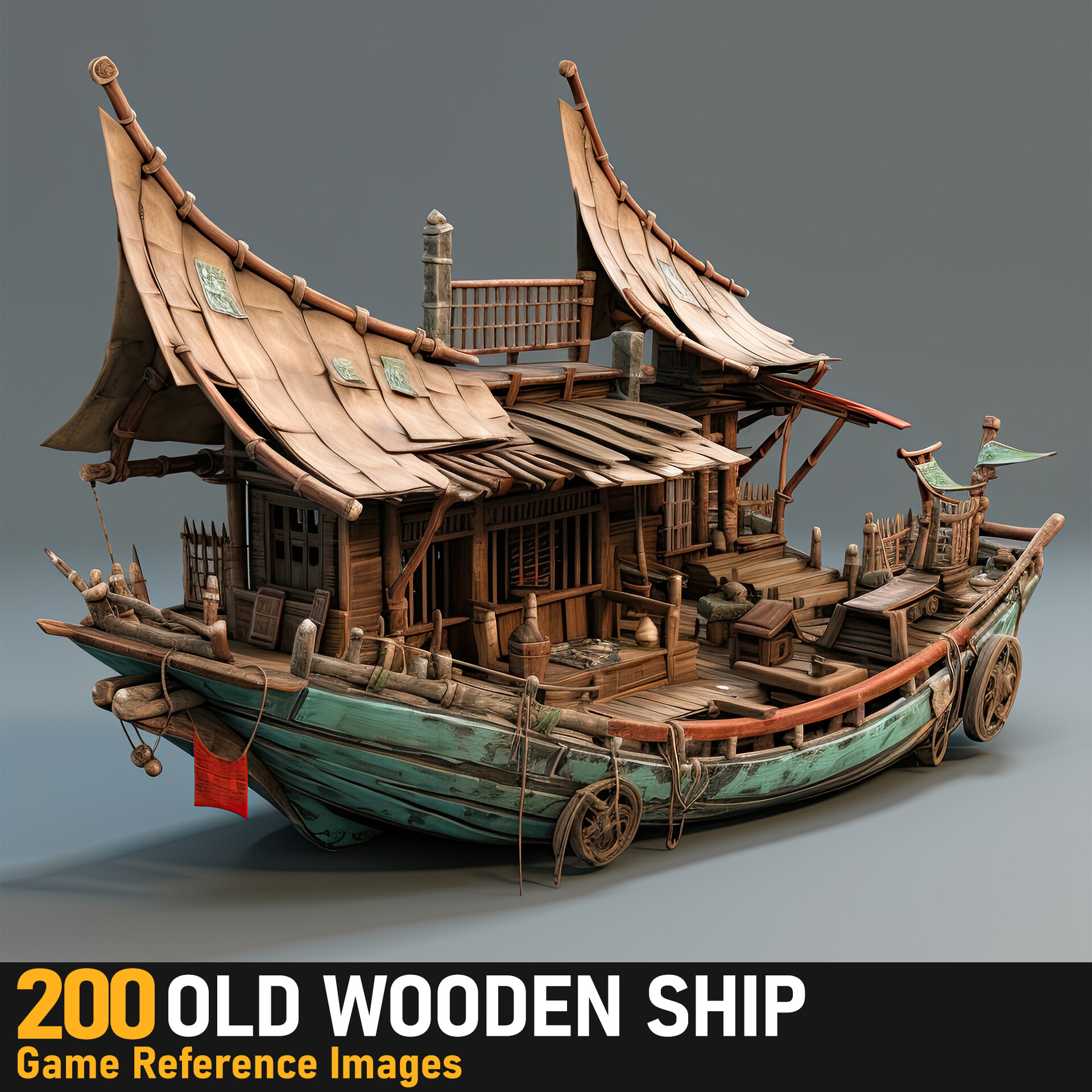 ArtStation - Old Wooden Ship|4K Reference Images