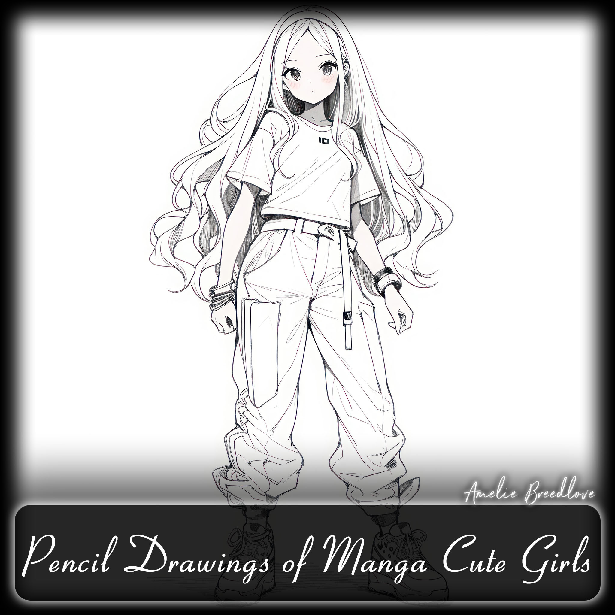 how to draw an anime character girl full body