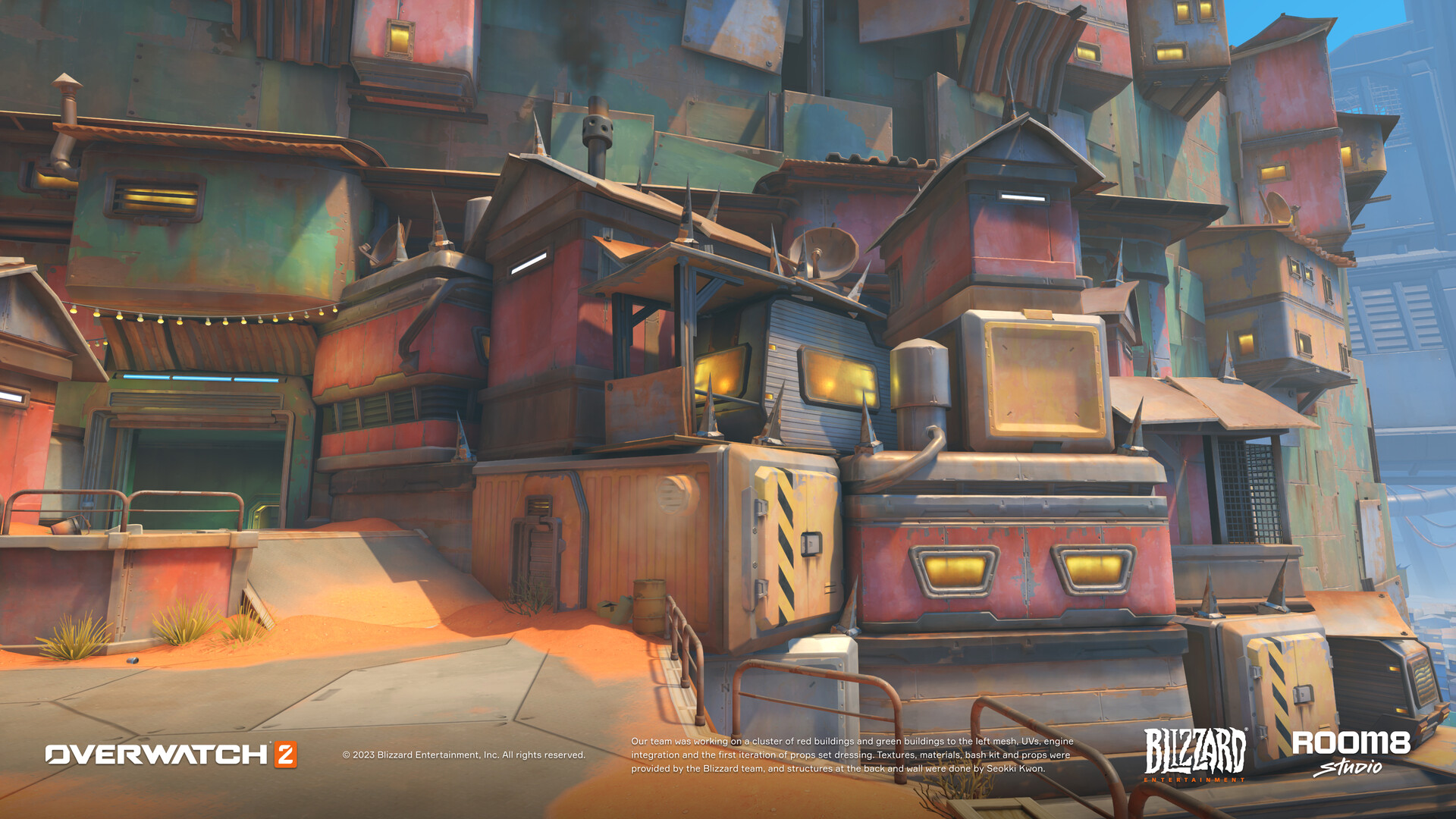 Room 8 Studio - Portfolio - Junk City (Overwatch 2)