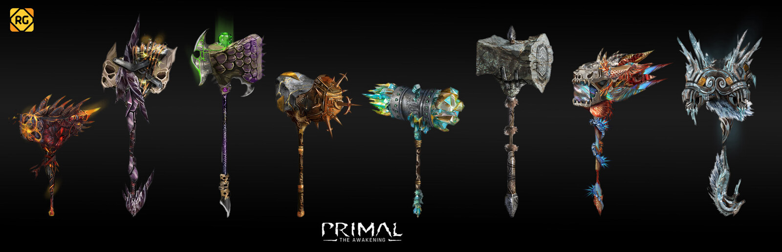 Consuelo Pecchenino - Primal: The Awakening- Objects, Map and Boards