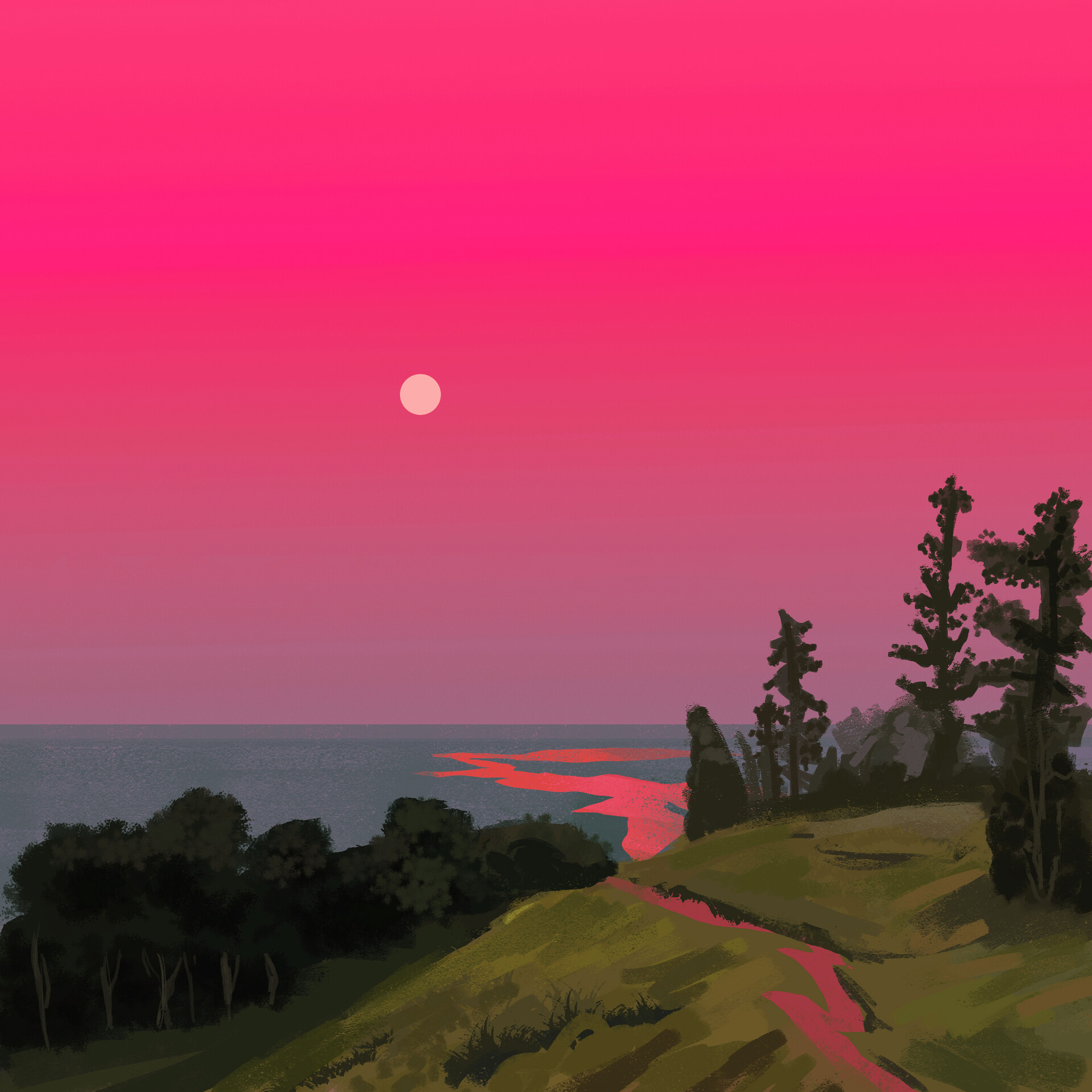 ArtStation - Pink Sky