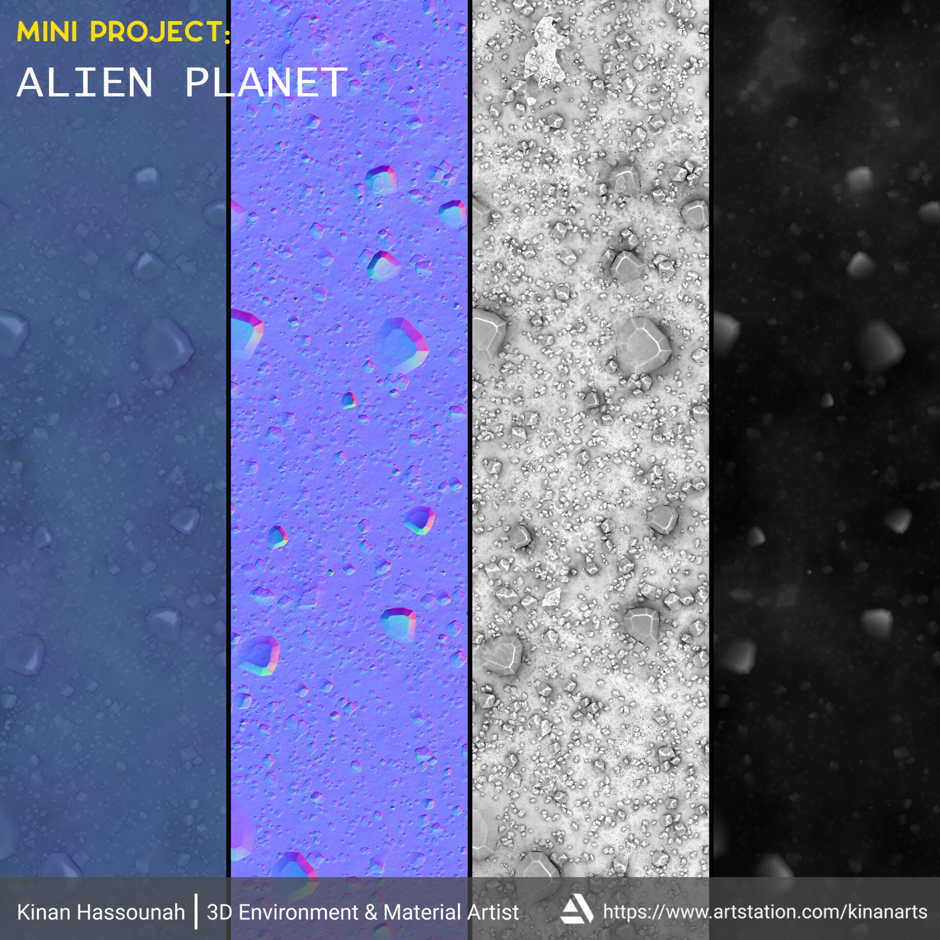 Kinan Hassounah - Alien Planet - Stylized Alien Planet Materials (Mini ...