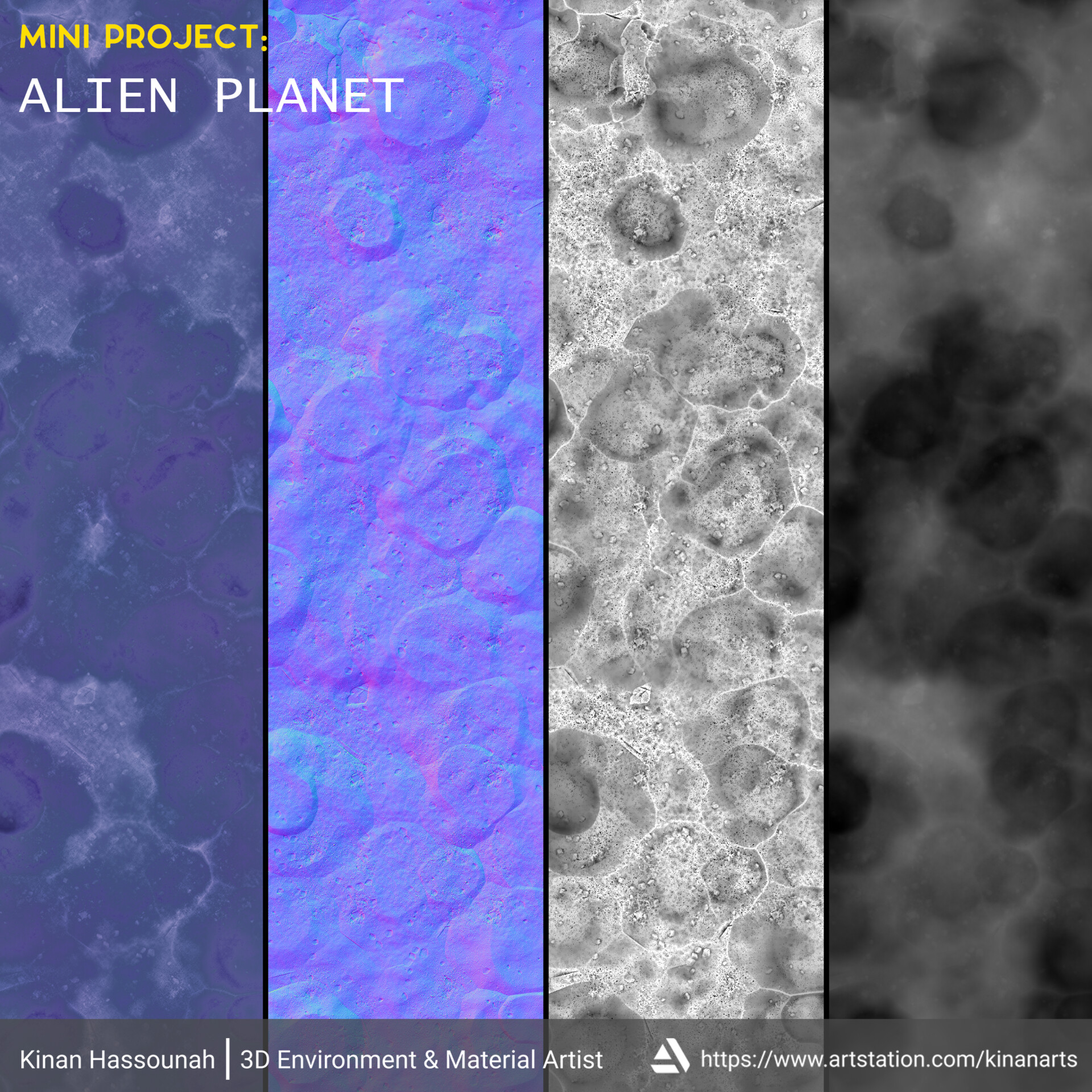 Kinan Hassounah - Alien Planet - Stylized Alien Planet Materials (Mini ...
