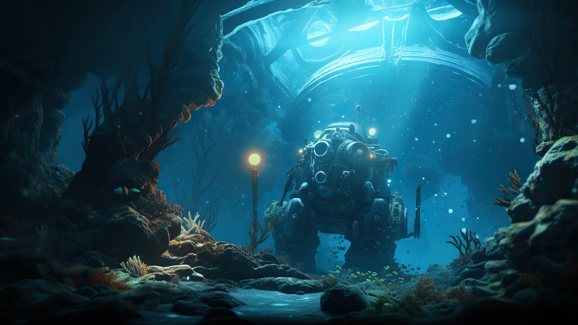 ArtStation - Something inside Deep Sea