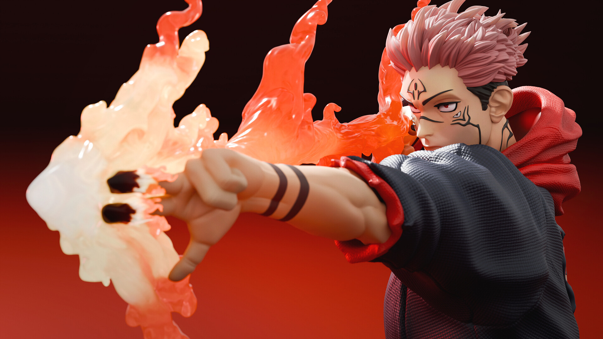 ArtStation - Ryomen Sukuna - Contest Anime Bust