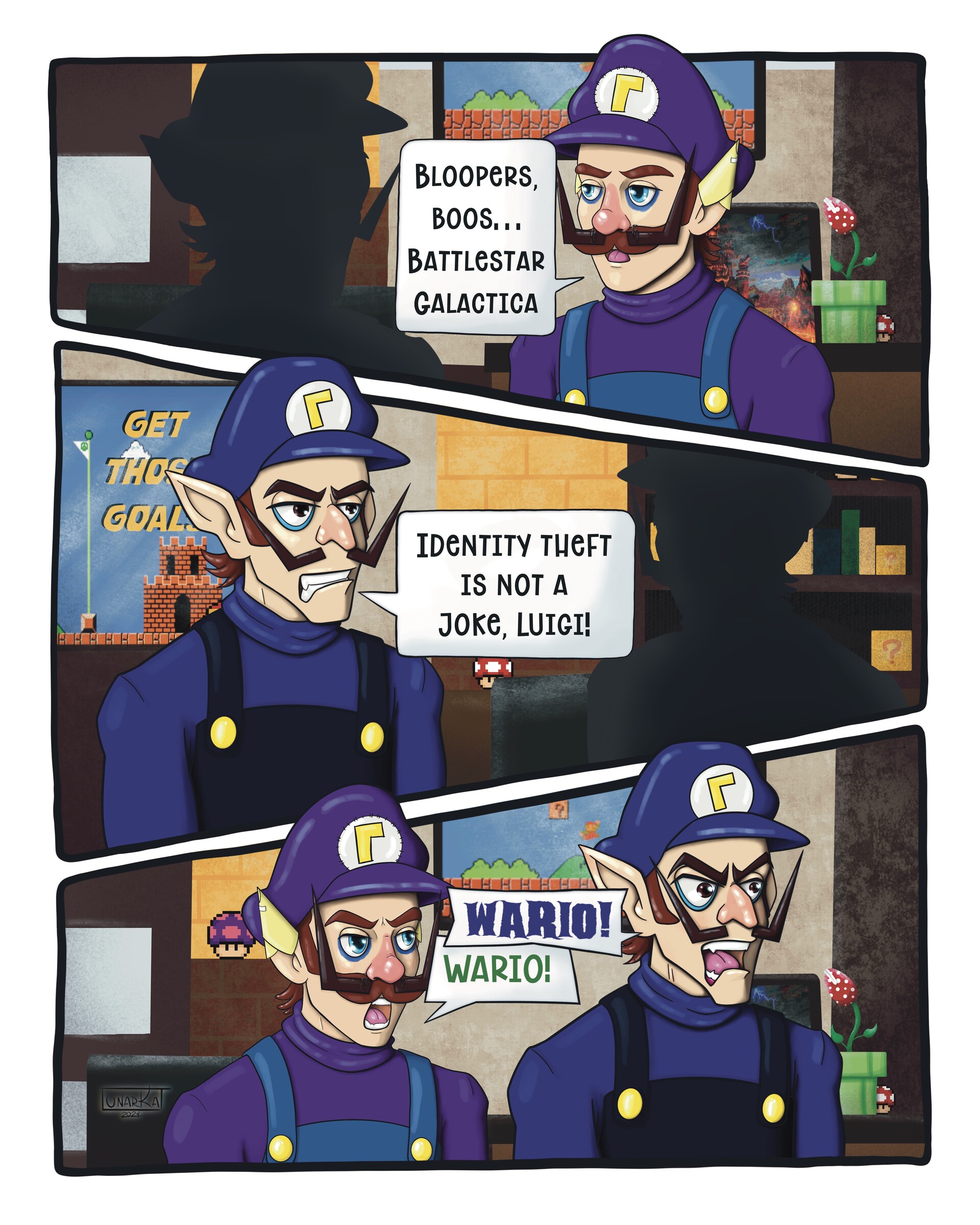 ArtStation - Identity Theft is Not a Joke, Luigi!