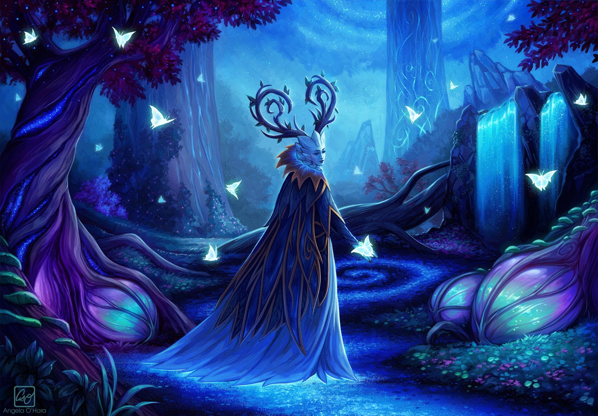 ArtStation - The Winter Queen - Warcraft Fanart