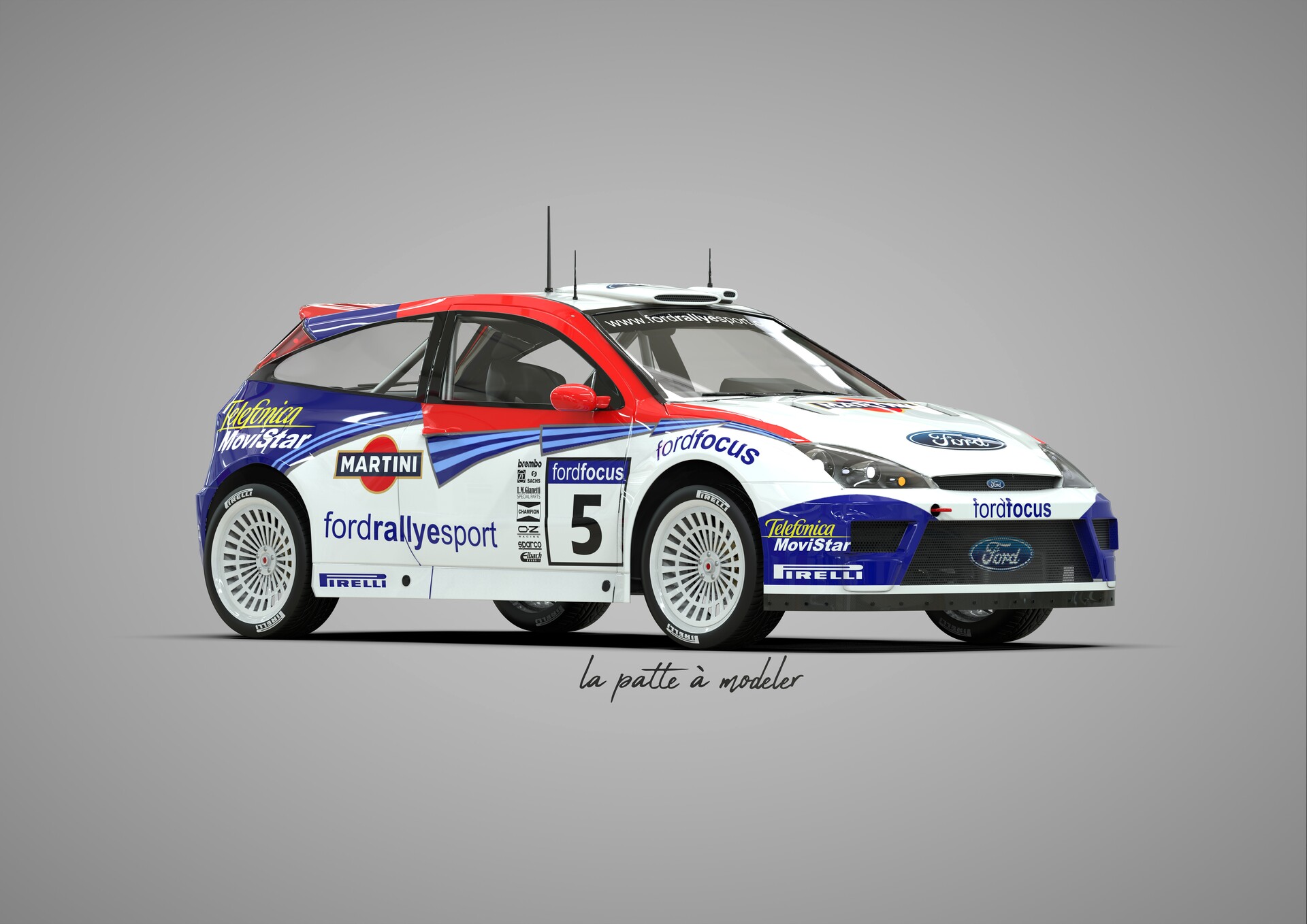 LA PATTE A MODELER - Ford Focus WRC