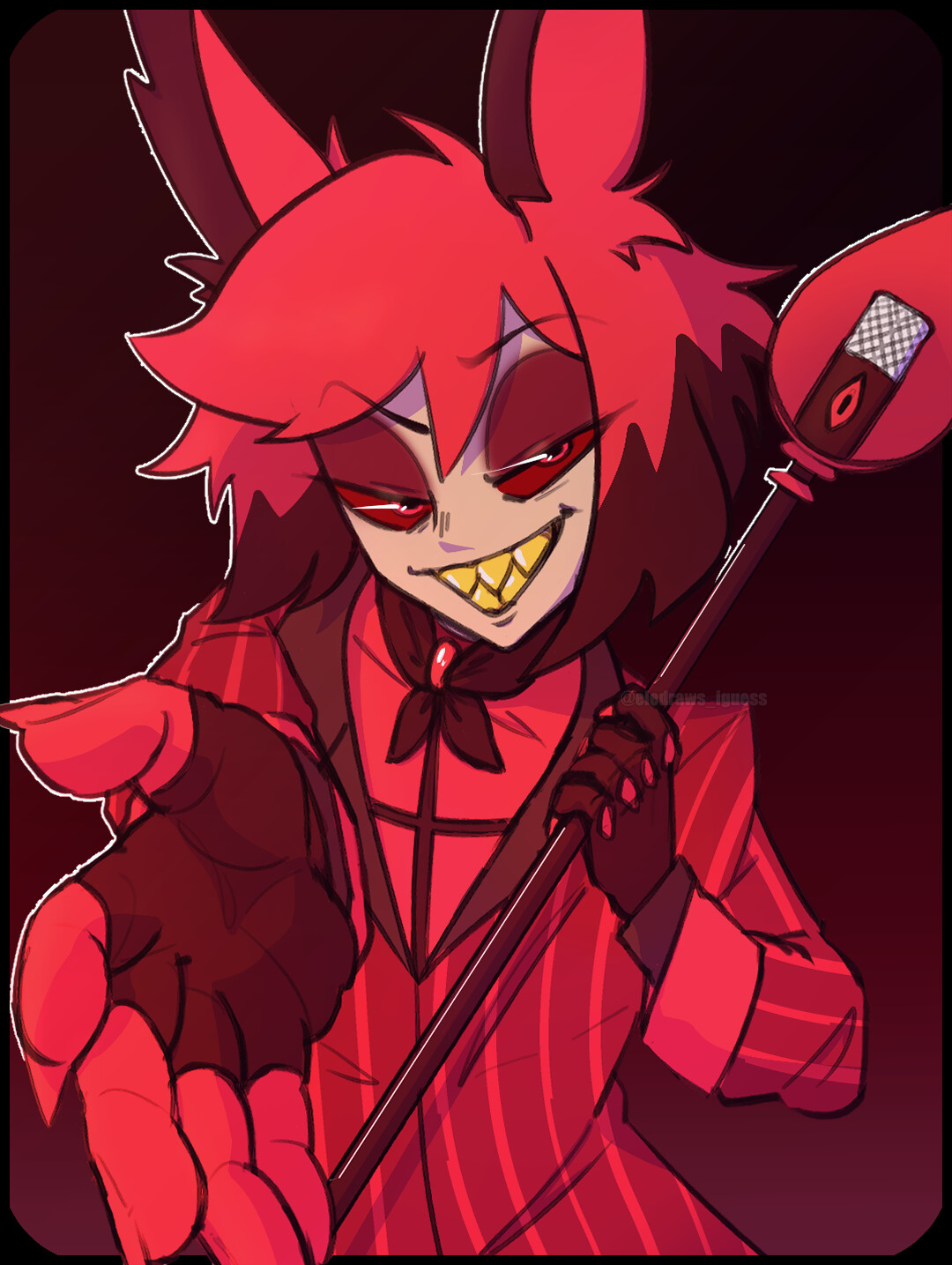 ArtStation - Alastor - Hazbin Hotel