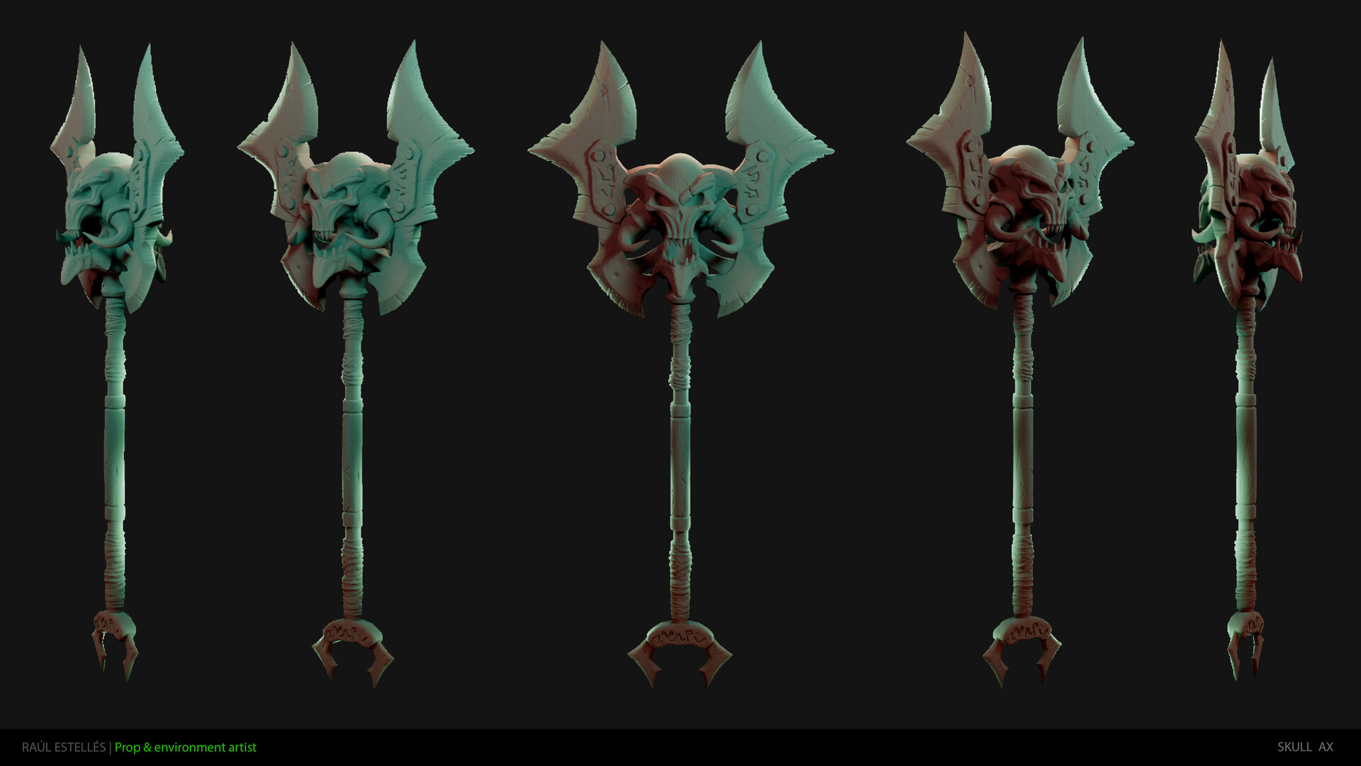 ArtStation - Stylized axe highpoly