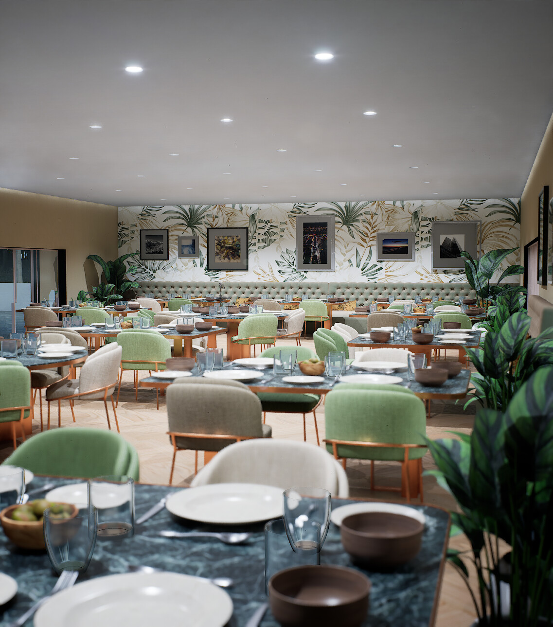 ArtStation - Restaurant and Cafe