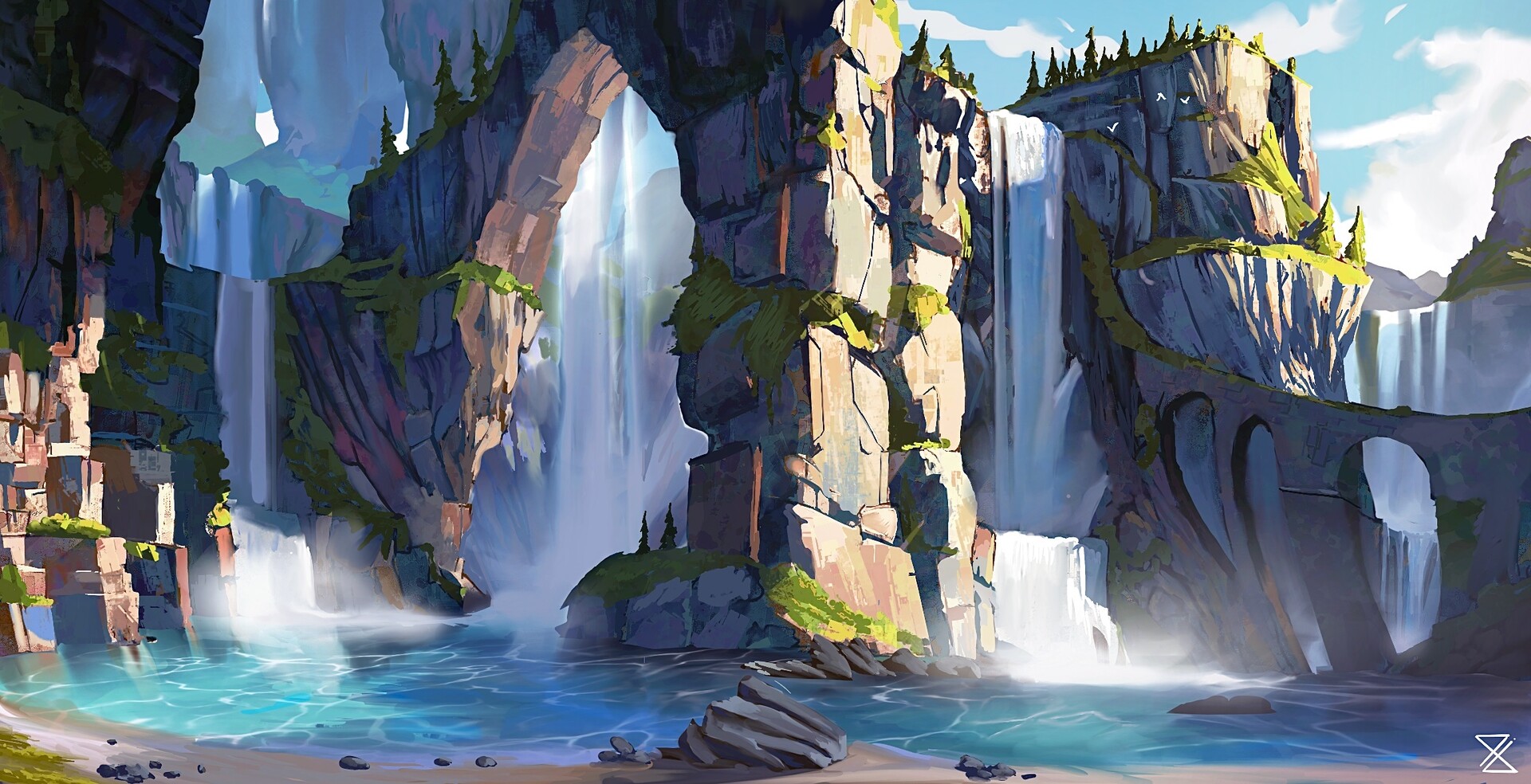 ArtStation - Fairy landscape