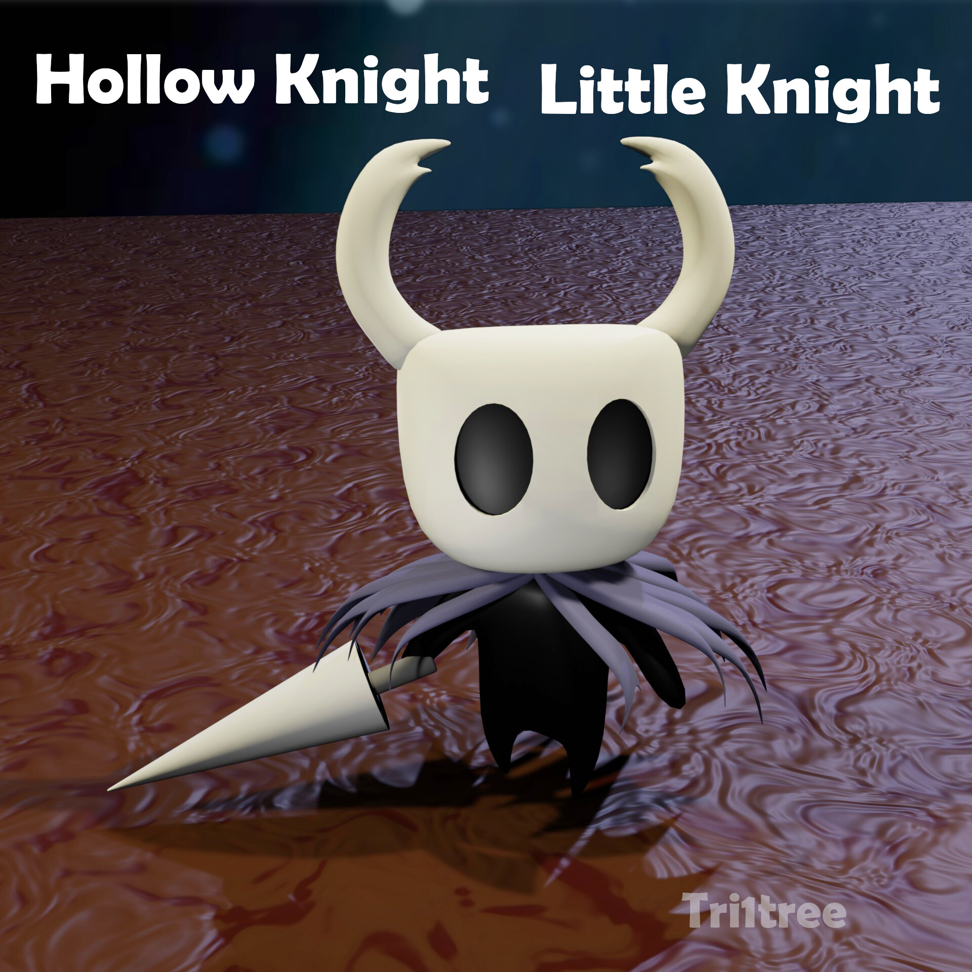 ArtStation - Hollow Knight - Little Knight 3D