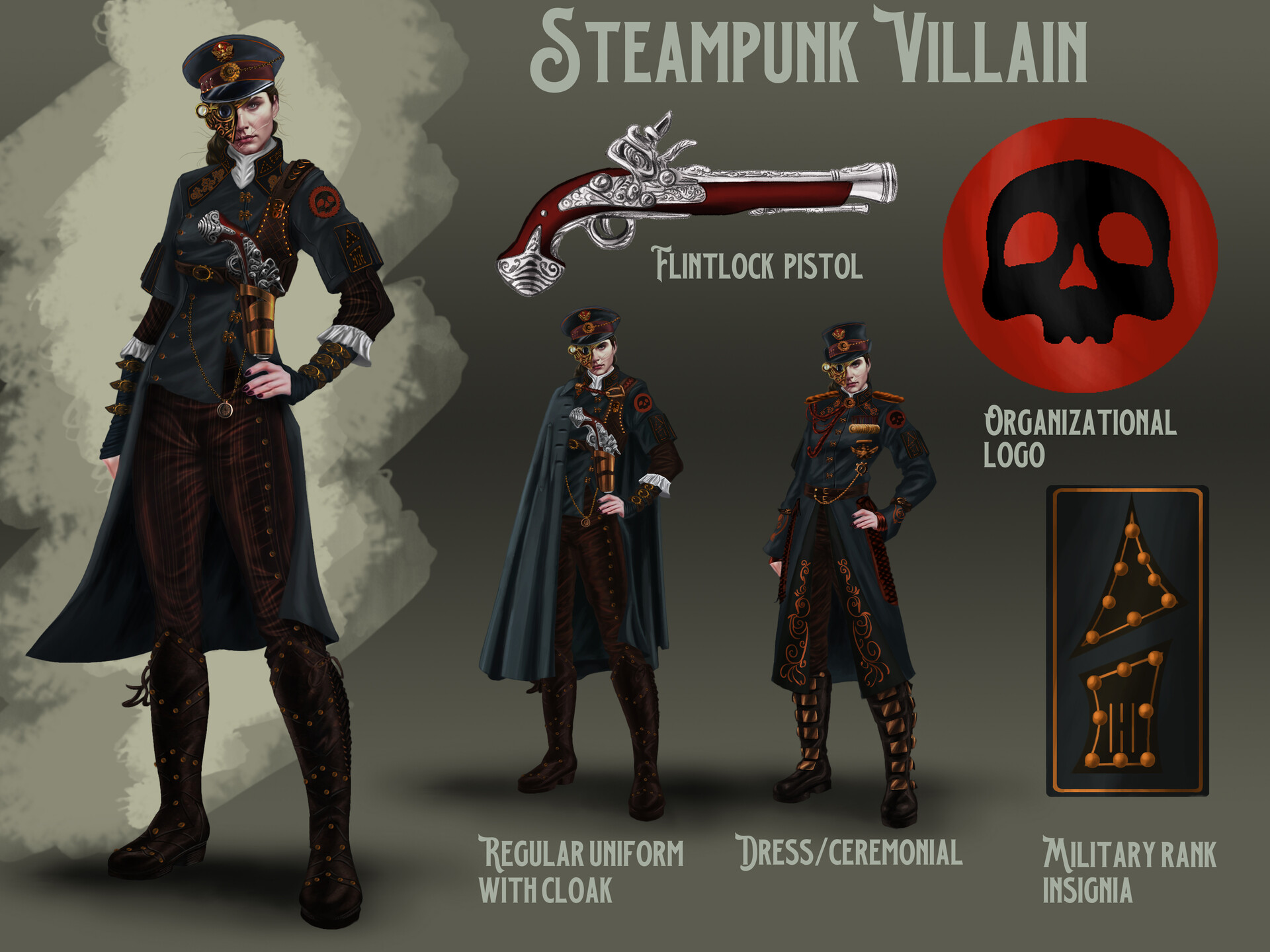 ArtStation - Steampunk Villain