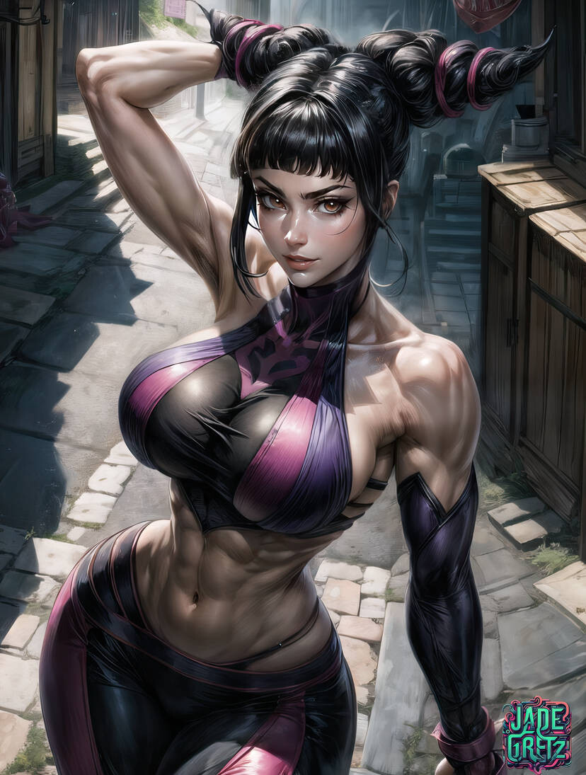 ArtStation - Sultry Assassin: Juri's Deadly Charisma by Jade Gretz