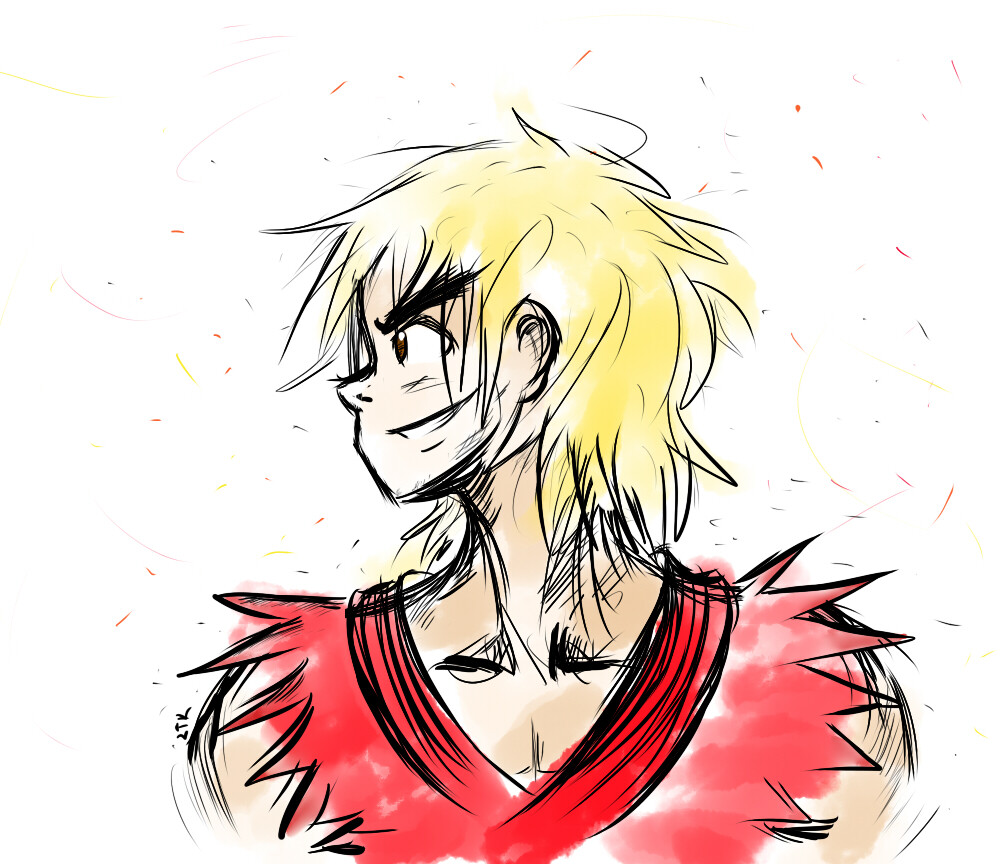 ArtStation - Ken Masters Digital Sketch