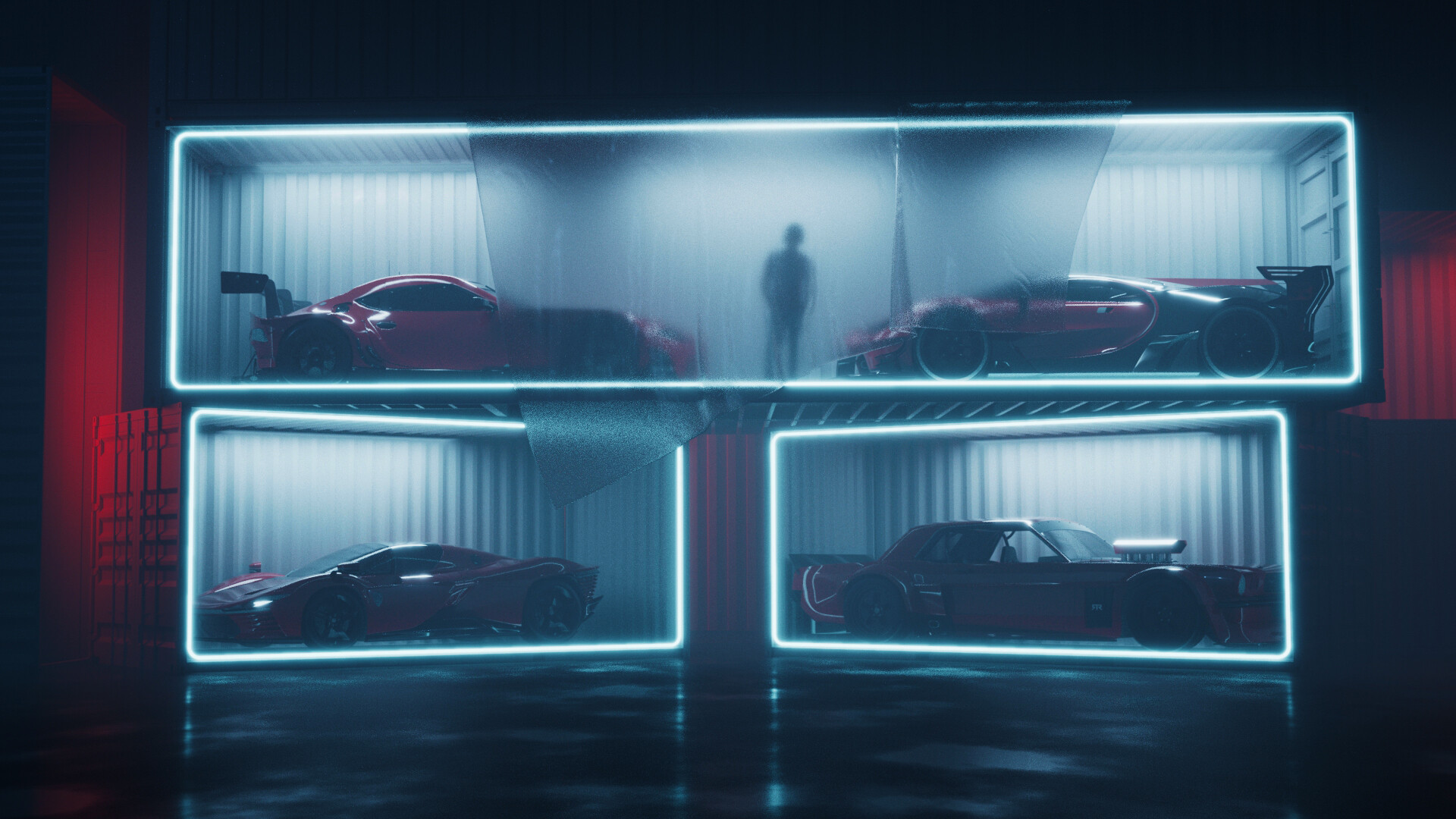 ArtStation - Container Car Scene