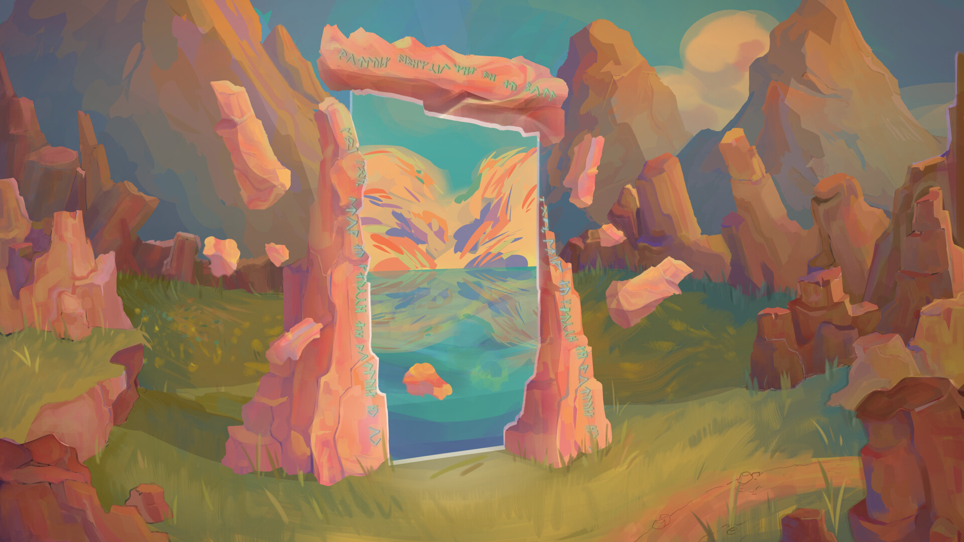 ArtStation - Fantastical Portal School Project