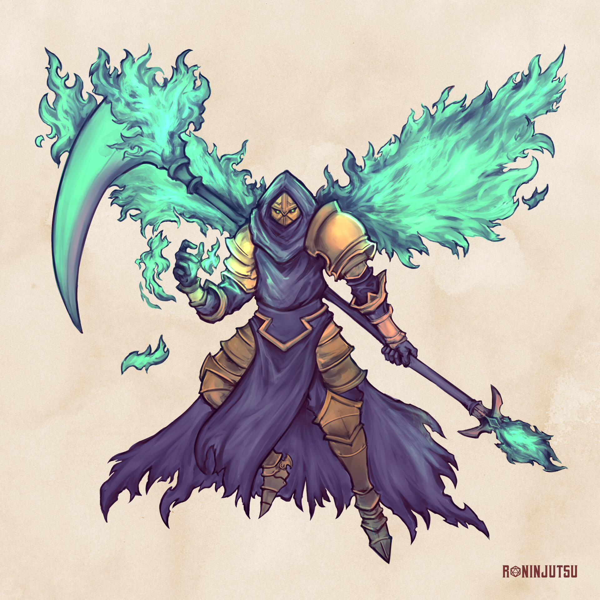 ArtStation - Green Flame Reaper