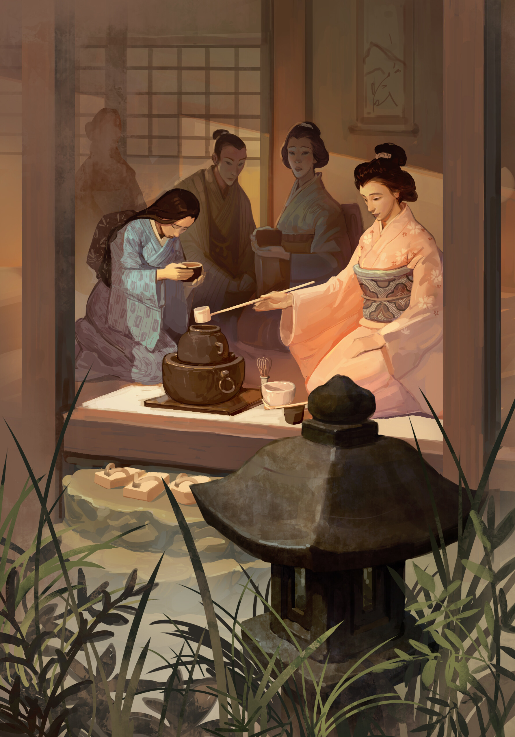 ArtStation - tea ceremony