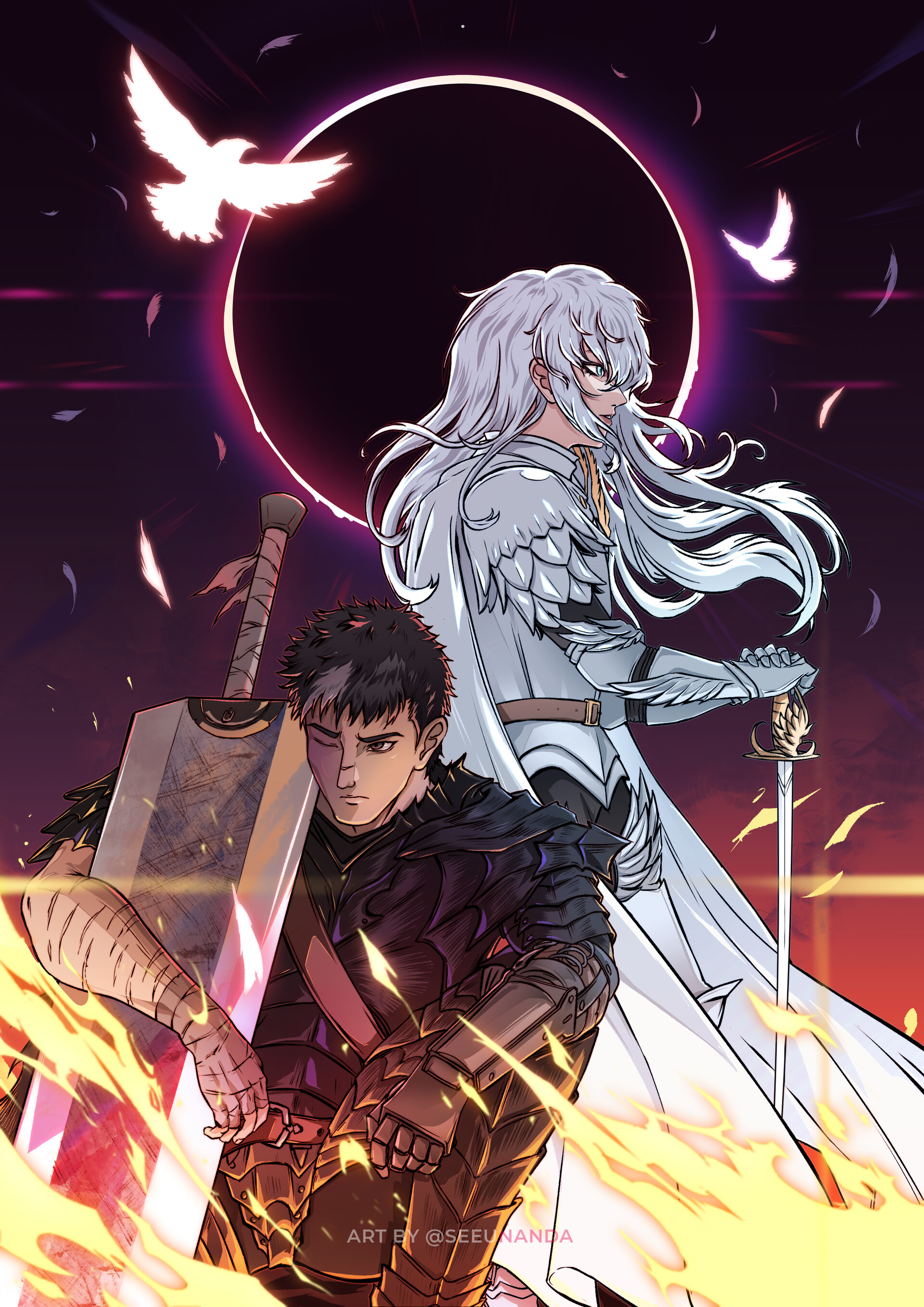 ArtStation - Guts and Griffith - Berserk