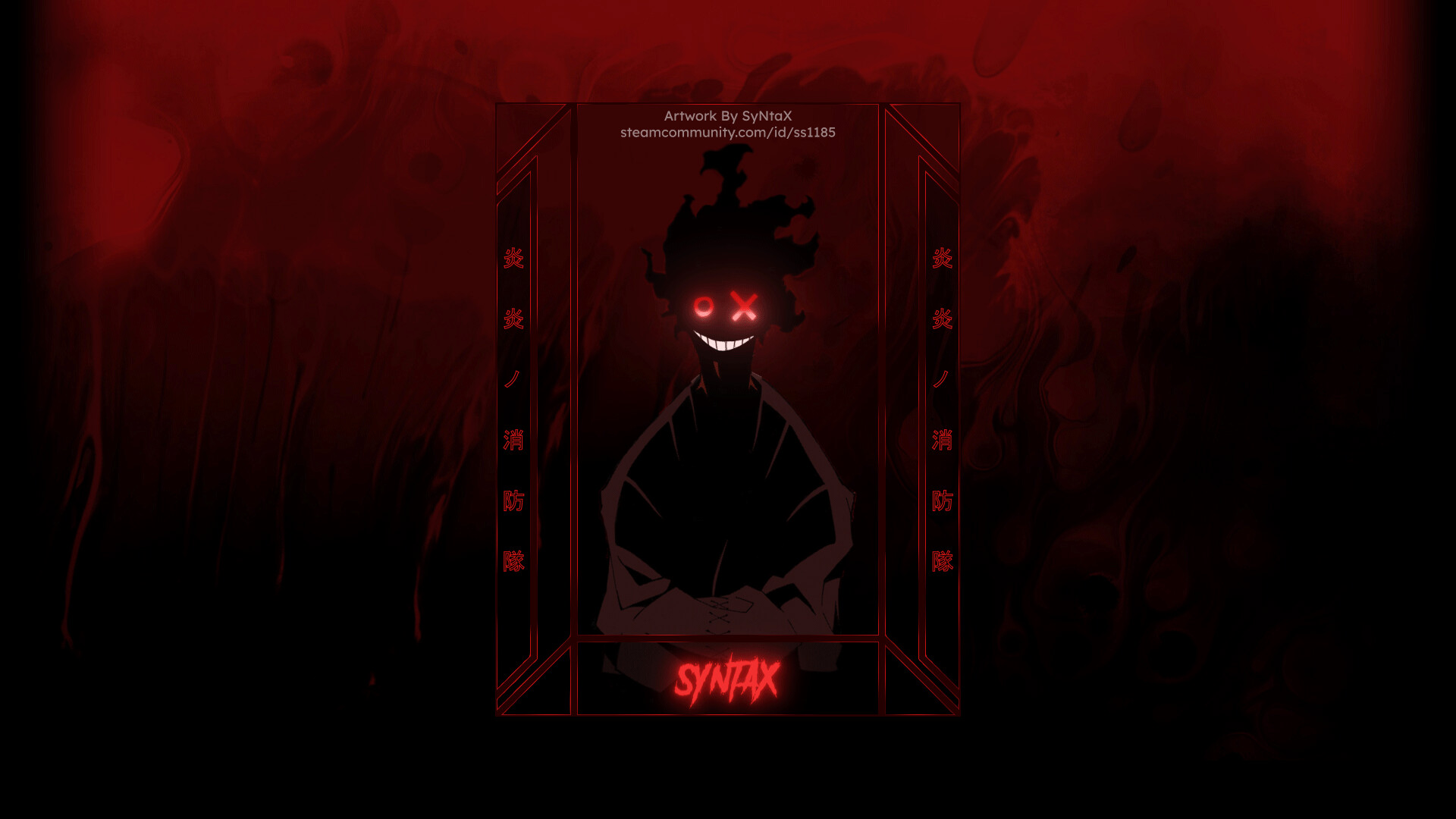 ArtStation - Benimaru Shinmon | Fire Force Animated Steam Profile Artwork