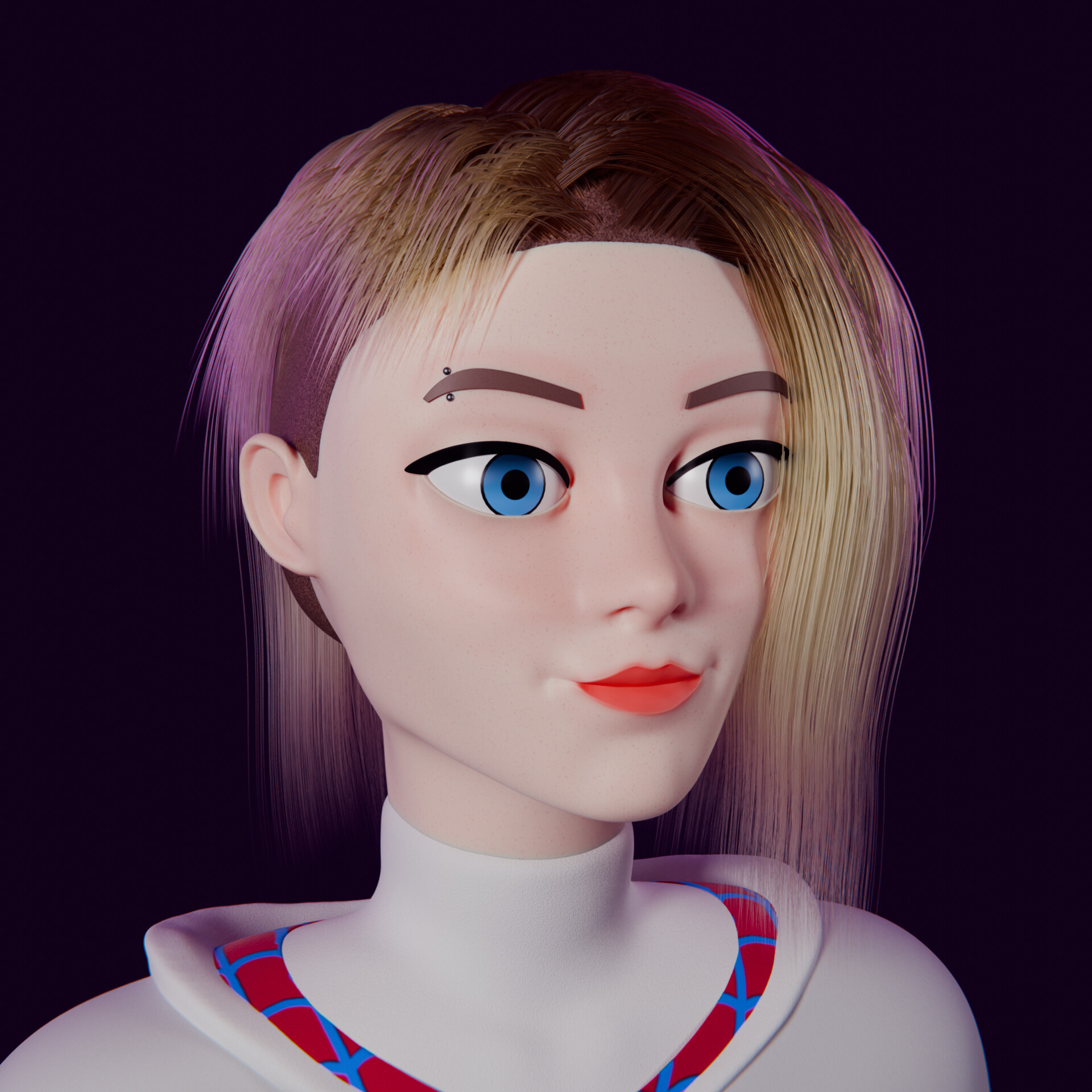 ArtStation - Gwen Stacy from Spider-Man: Across the Spider-verse