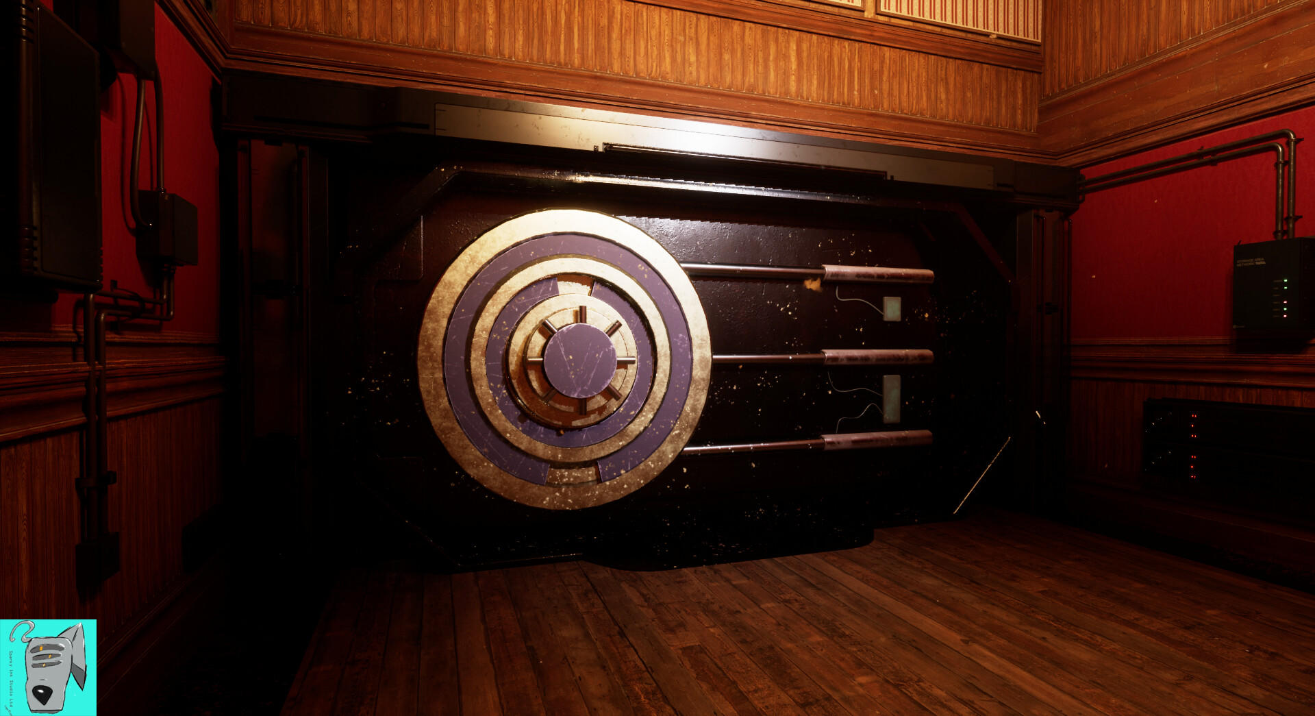 ArtStation - Sci western vault set produced for Sparky Studios
