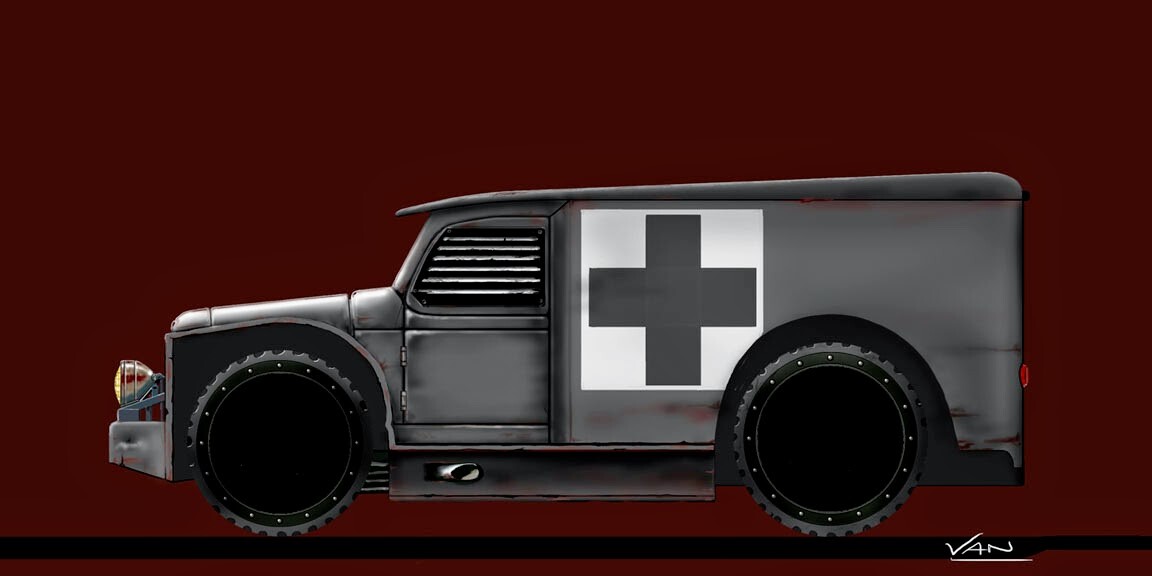 ArtStation - WW2 Armored Vehicle Concepts