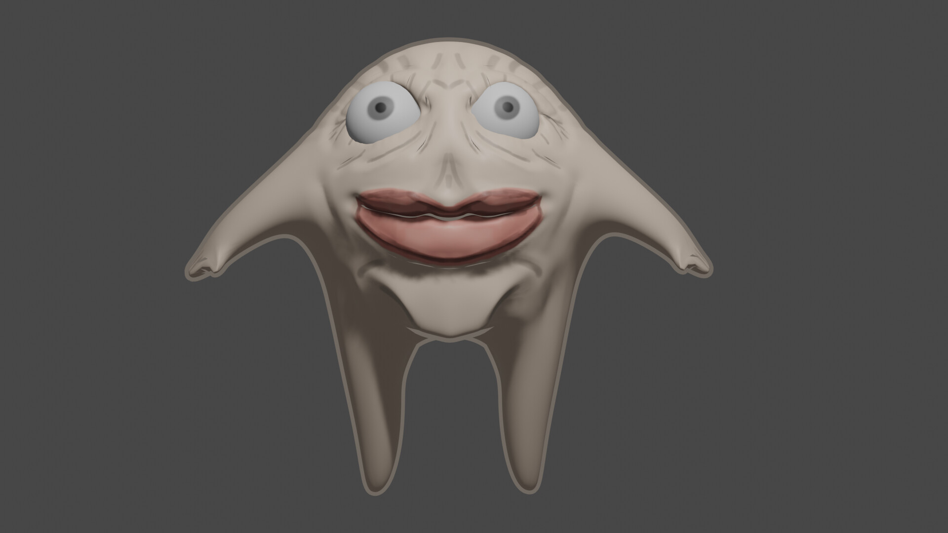 ArtStation - Weird-faced monster