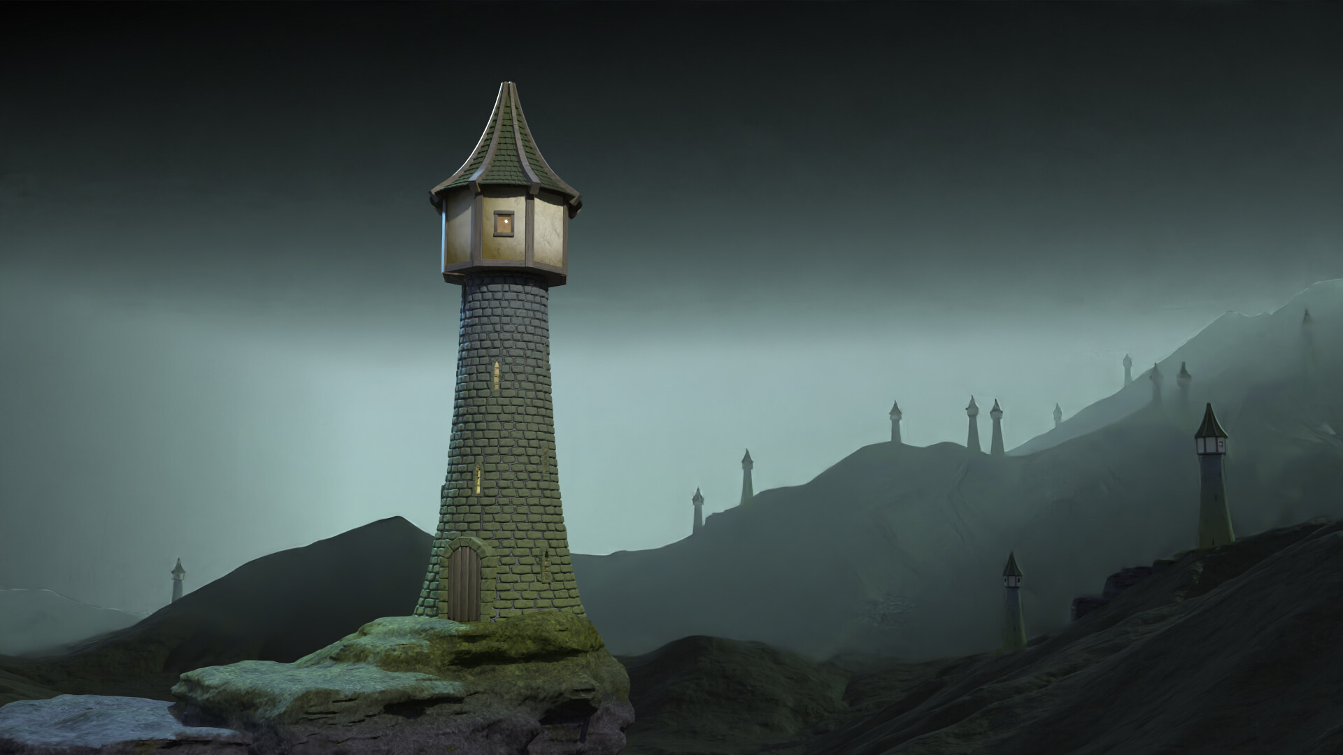 ArtStation - Procedural Wizard Tower