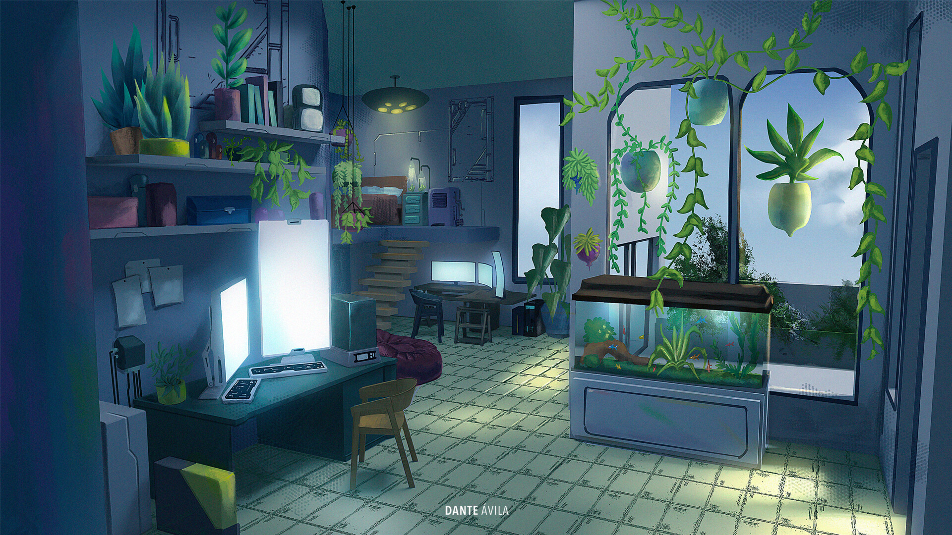 ArtStation - Geek Room