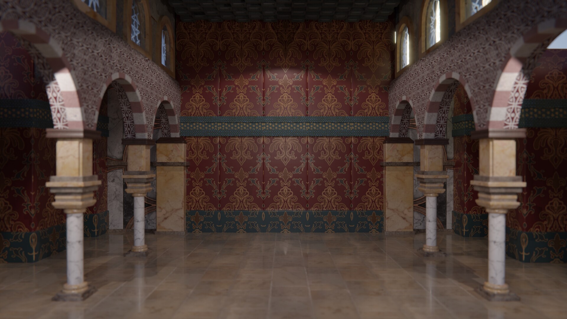 ArtStation - Arabian Islamic Hall