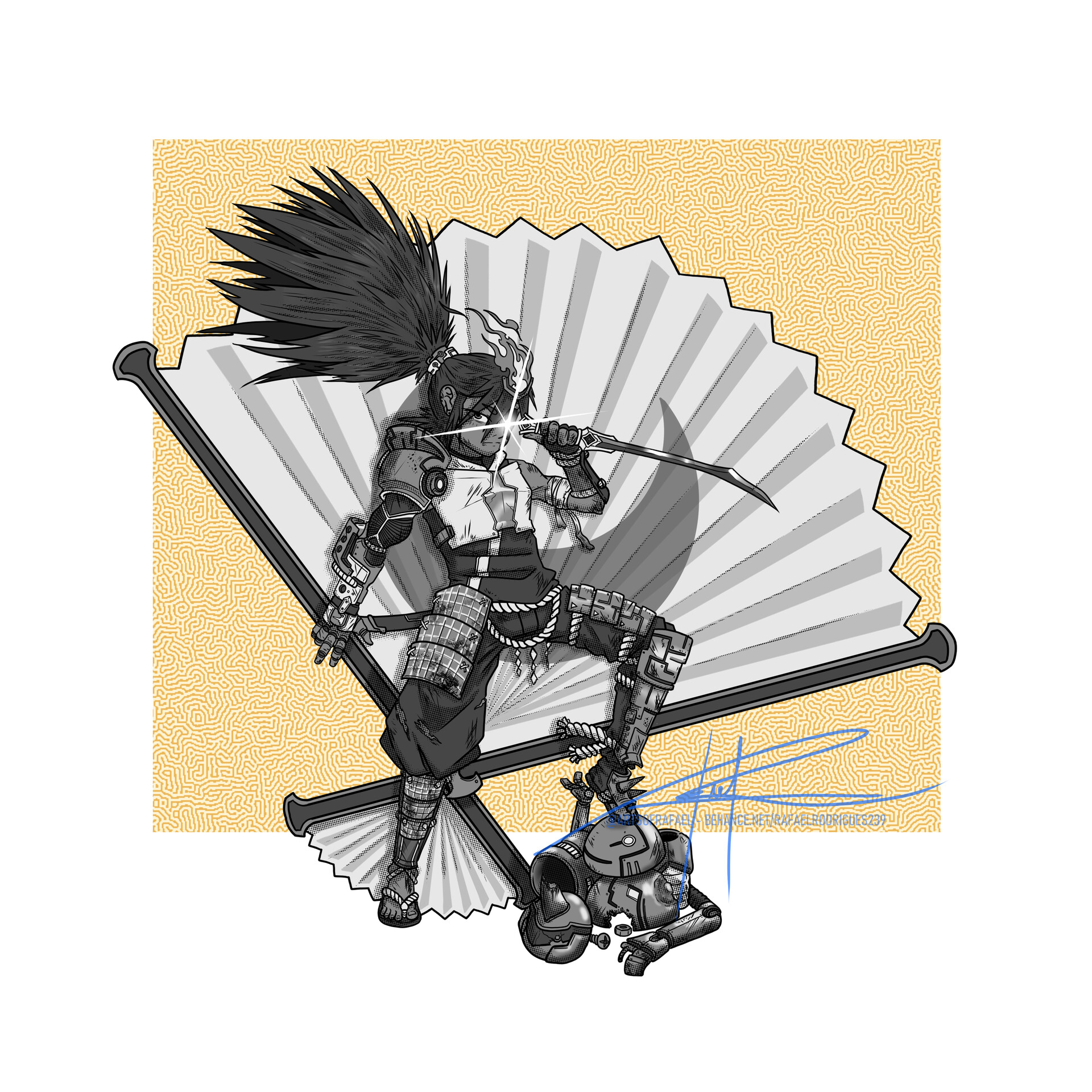 ArtStation - Cyberteck Samurai