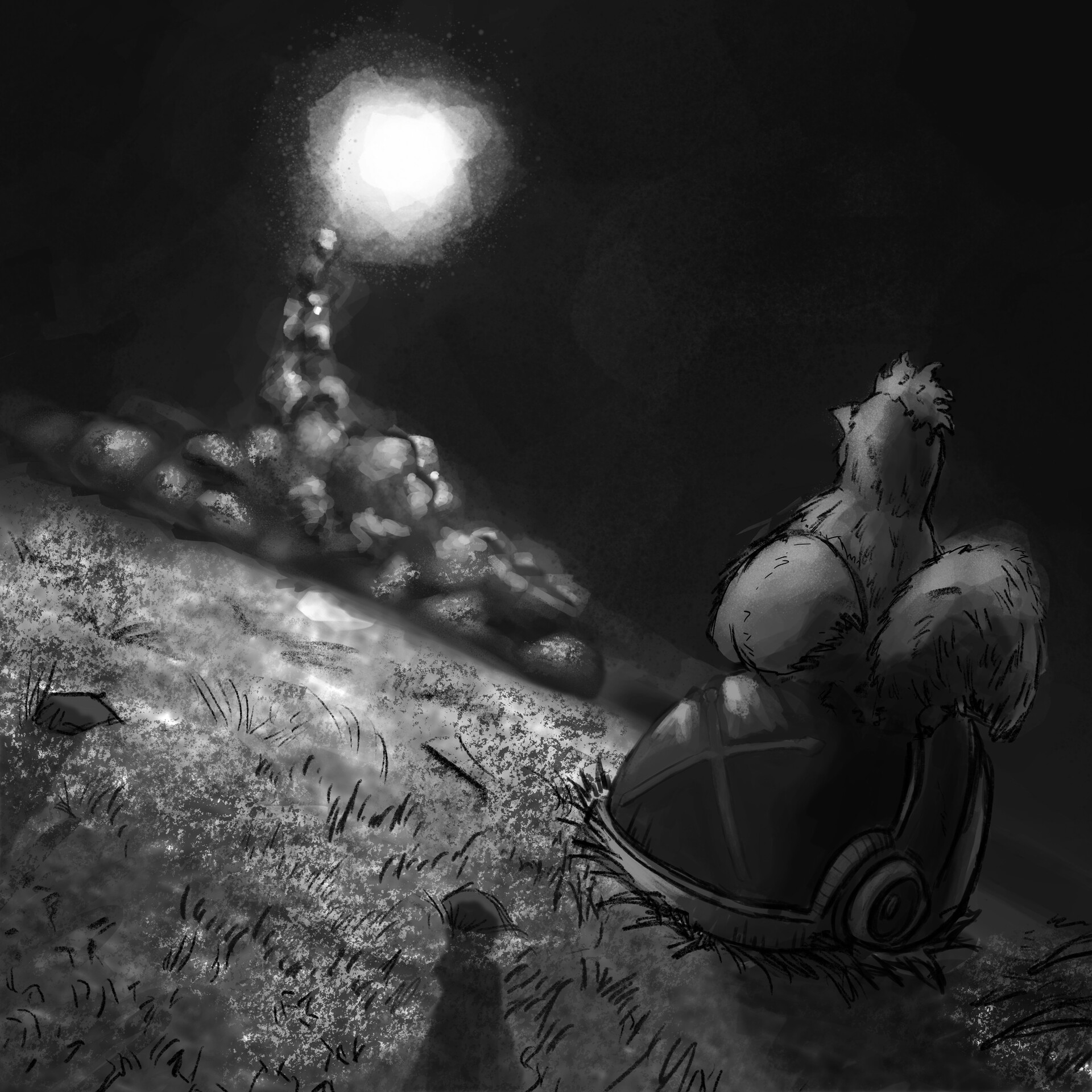 ArtStation - Wings in Orbit - Hyperchicken, album cover art