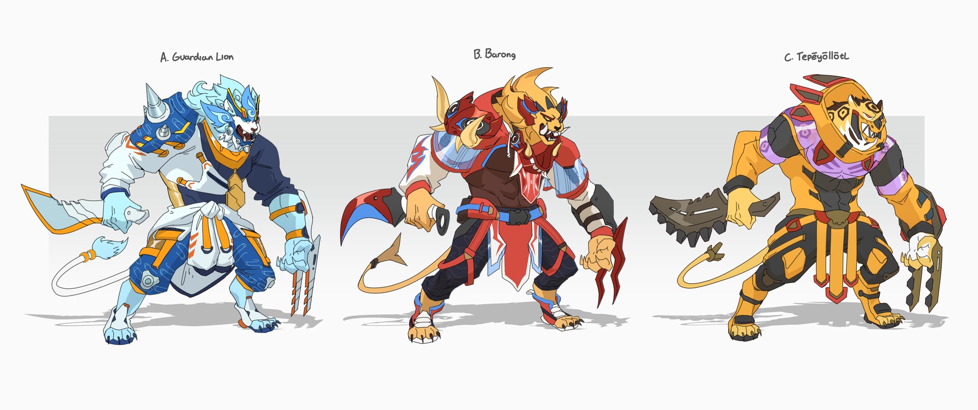 Rengar Skin Concepts Sand Guardian Rengar Concept Art, Citemer Liu