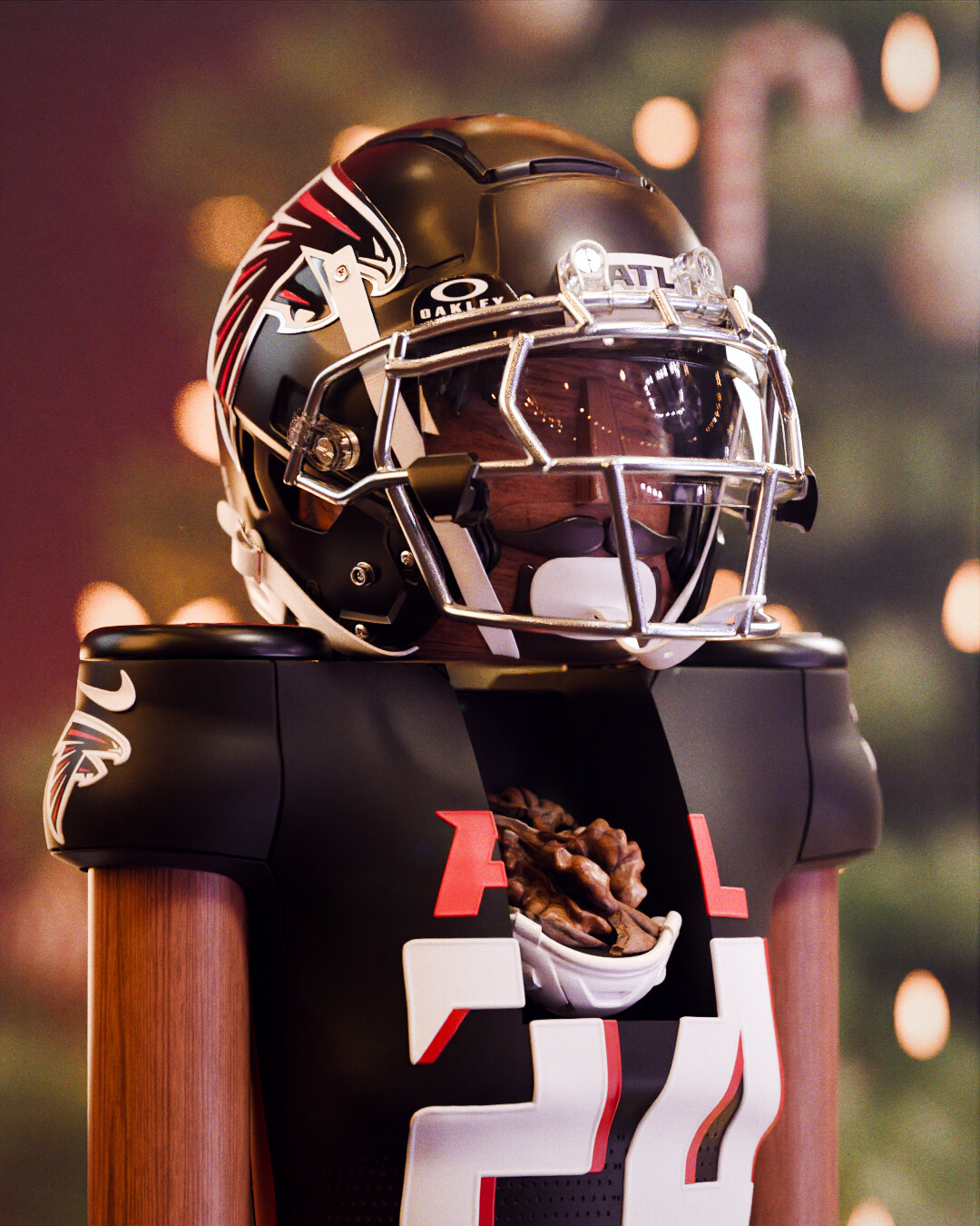 Simon Brokmann - 3D Art - AJ Terrell Nutcracker - Atlanta Falcons