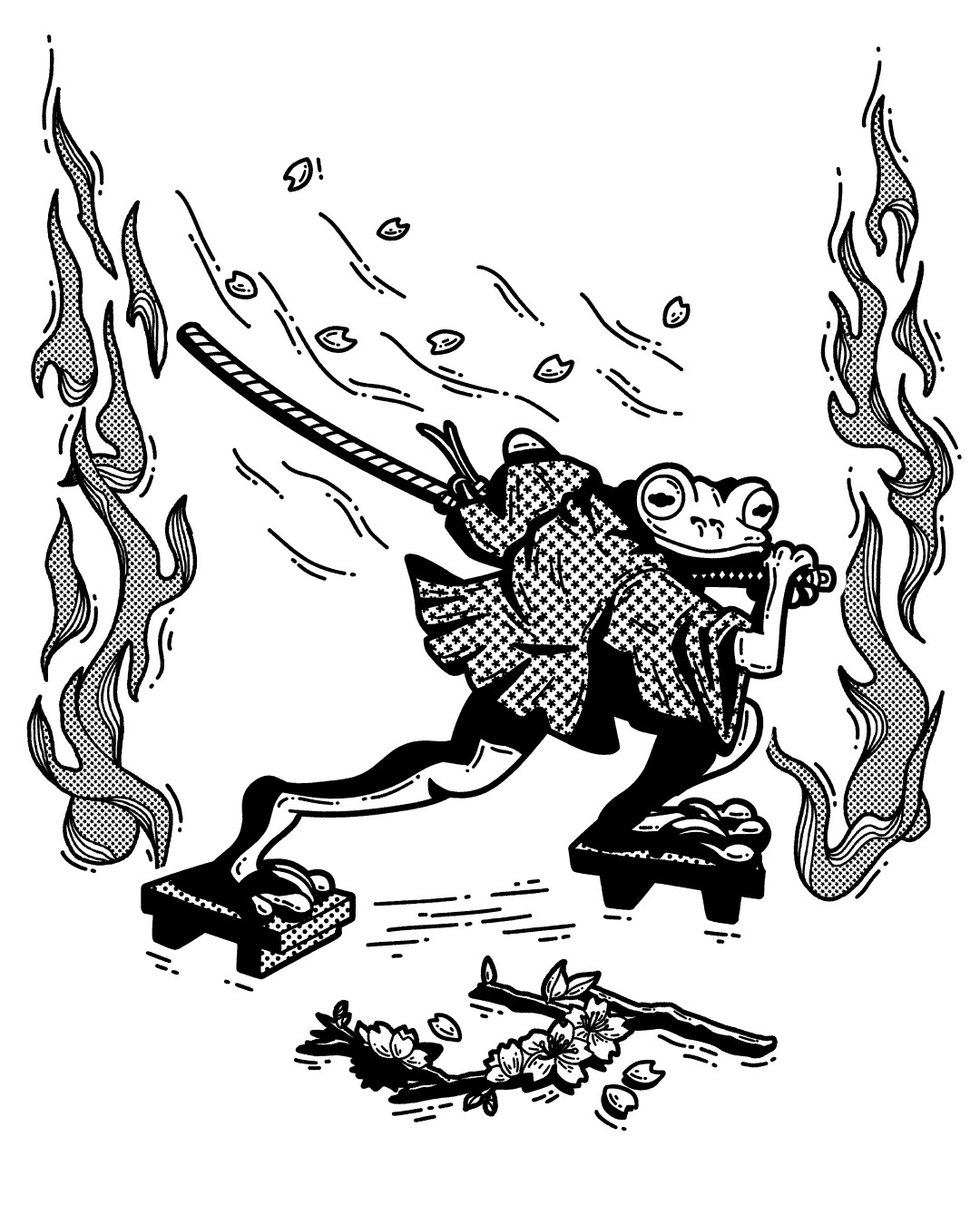 ArtStation - Samurai Frog