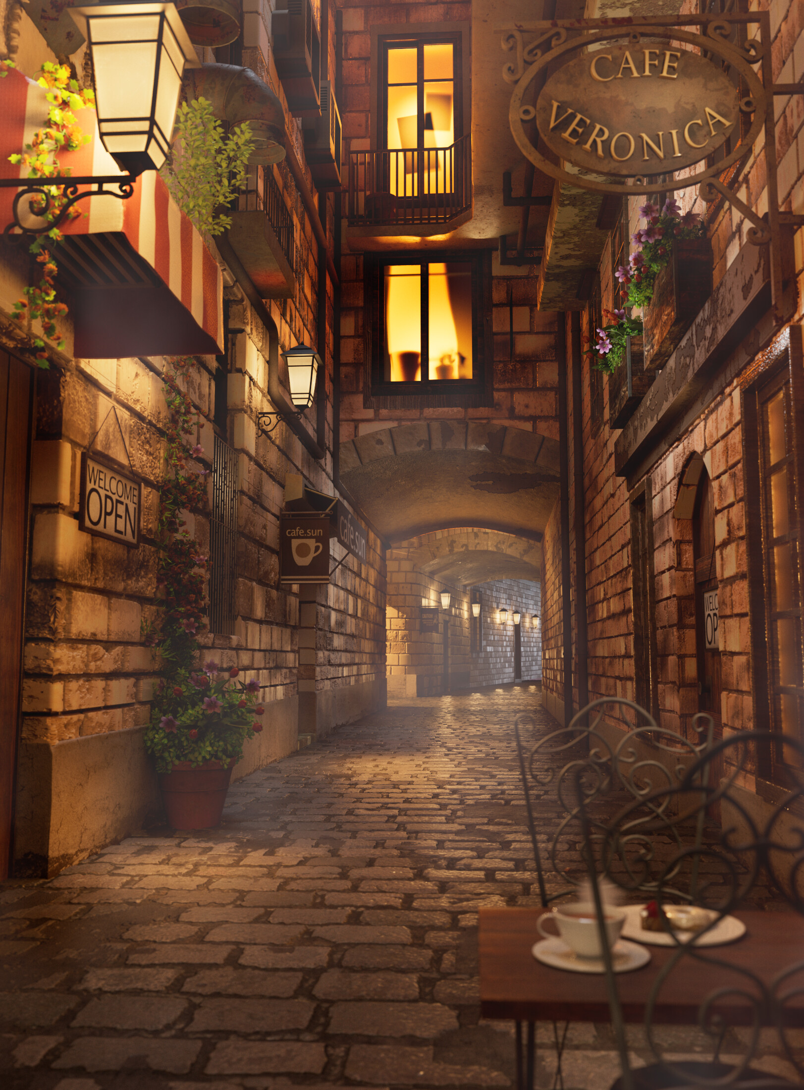 ArtStation - Cafe Veronica