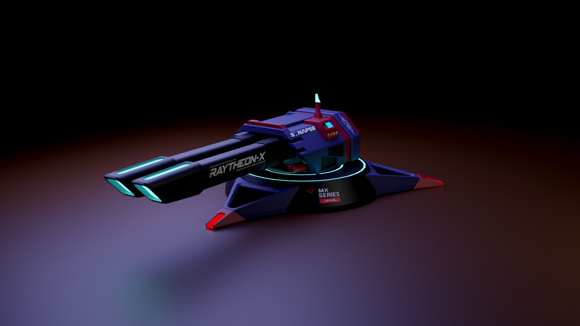 ArtStation - Futuristic Turret