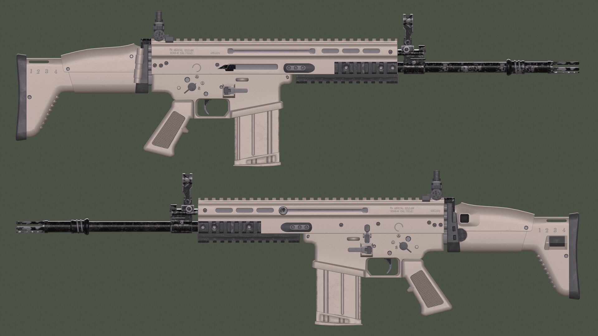 ArtStation - FN Scar H MK17