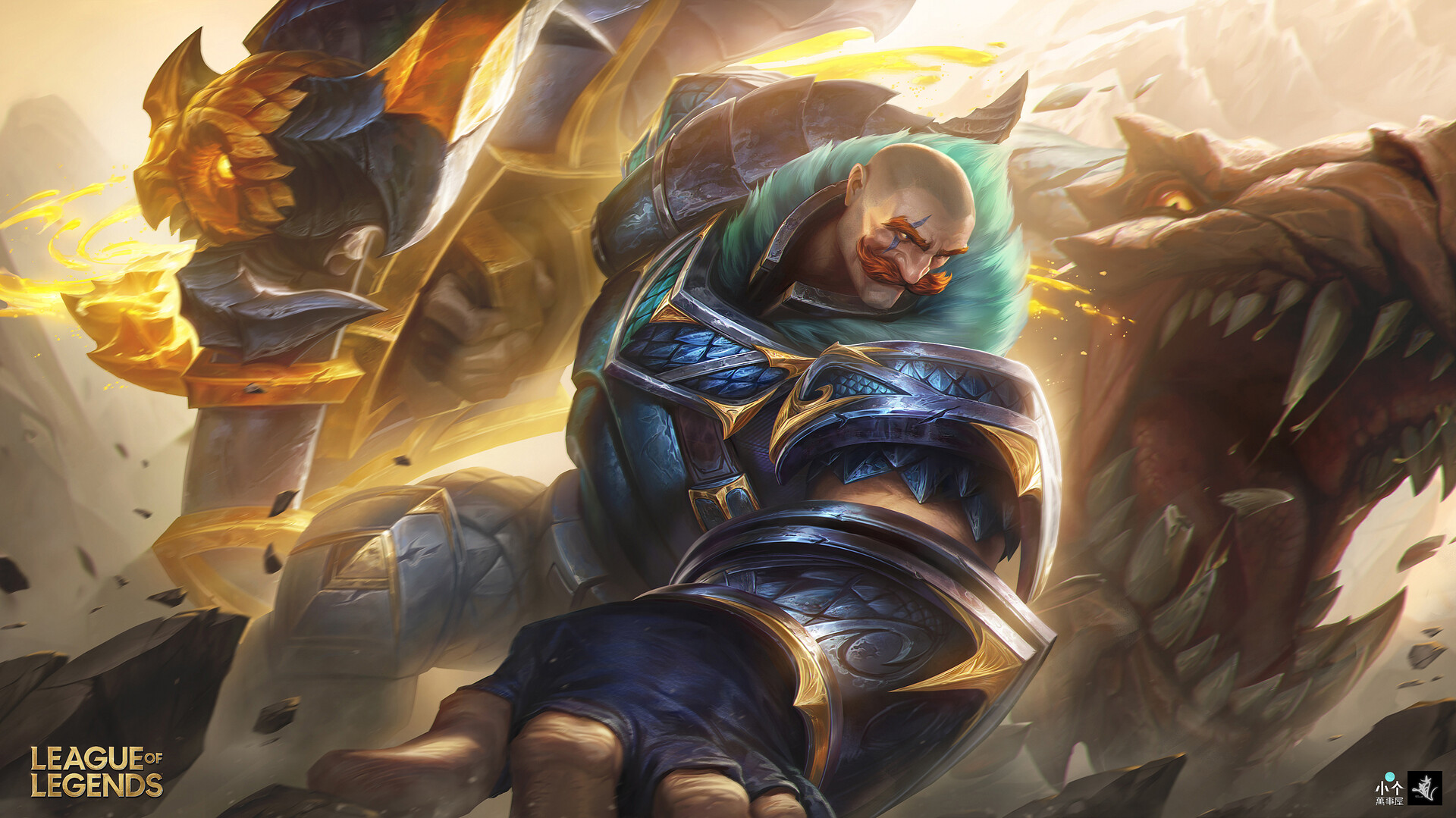 T SWCK - League of Legends：braum dragonslayer Chroma Splash Art