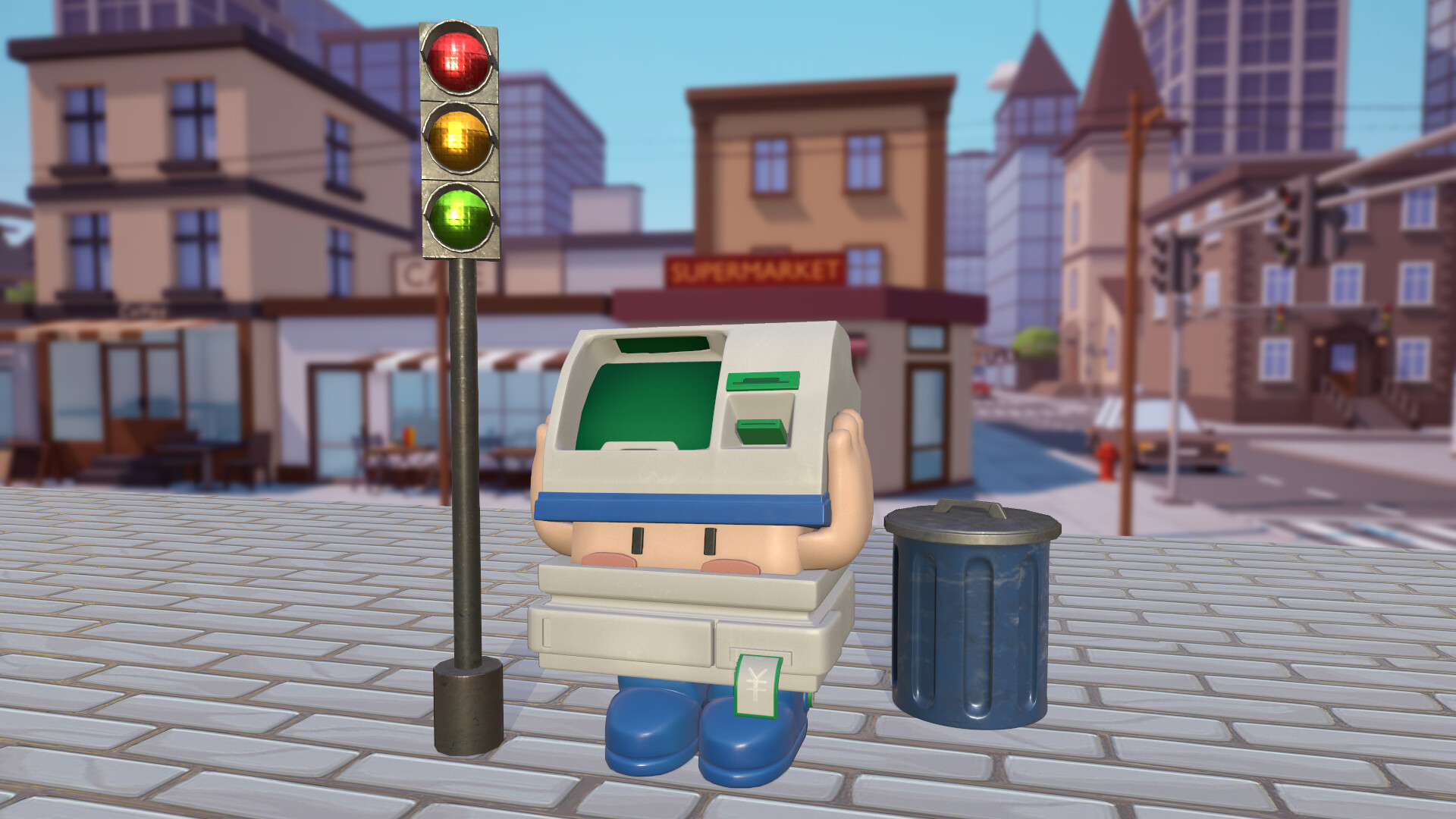 ArtStation - Little 3D Robot Model