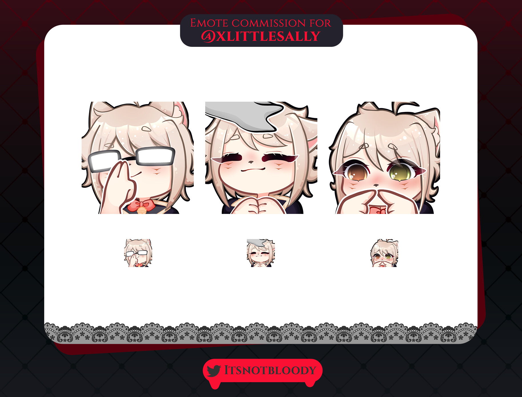 ArtStation - emotes for @xlittlesally