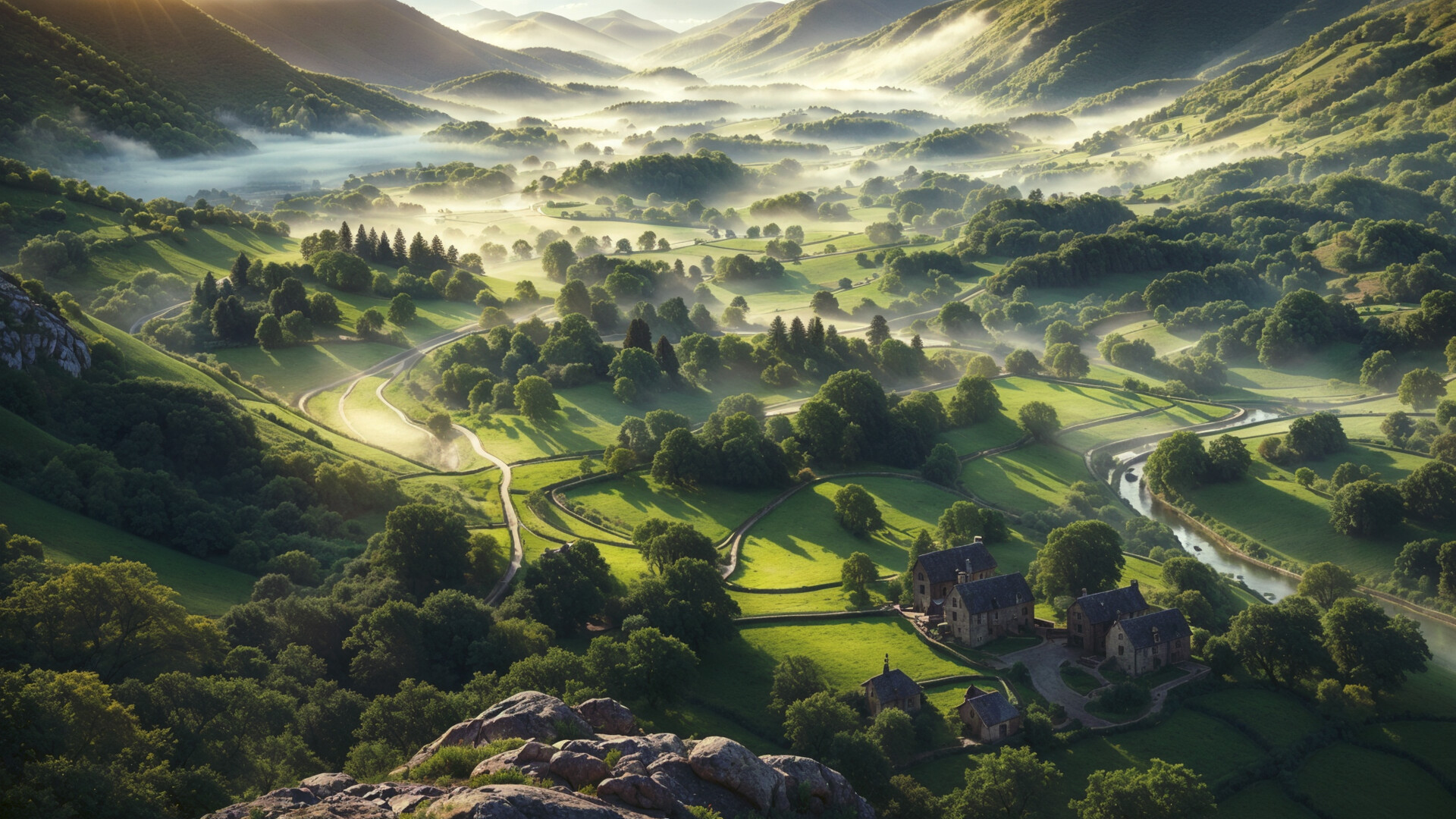 ArtStation - Misty Valley - Celtic Lands