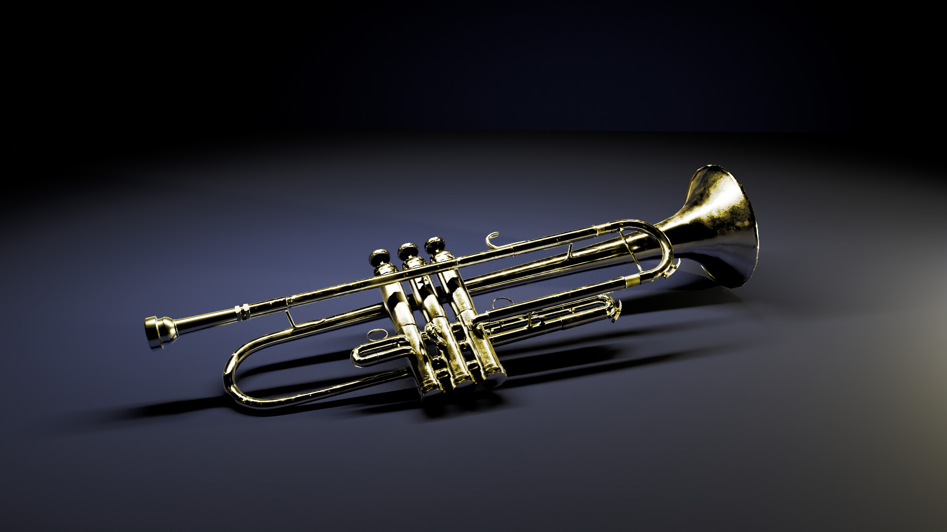 ArtStation - Trumpet 3D Model - Getzen Eterna 907 DLX