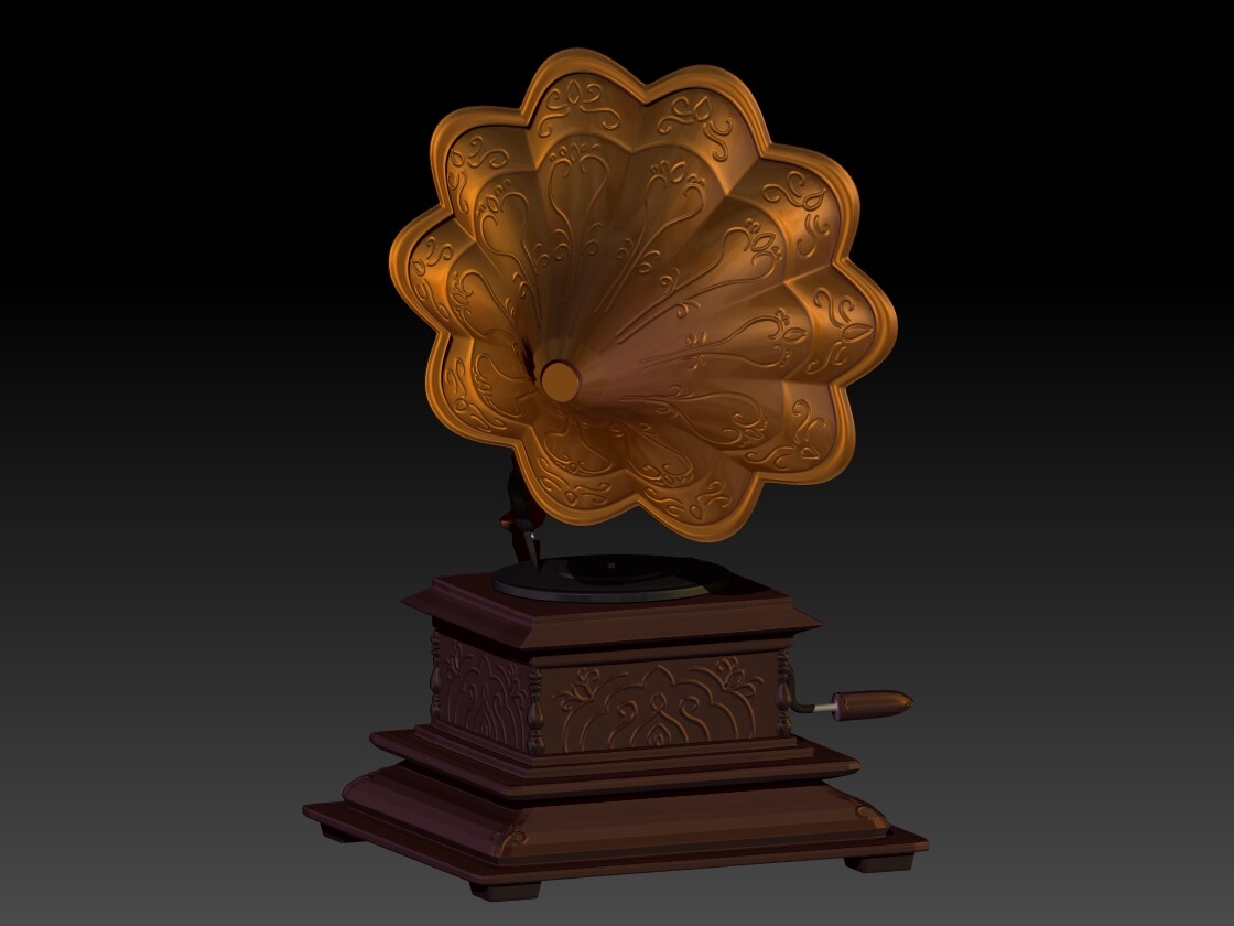ArtStation - 3D Phonograph