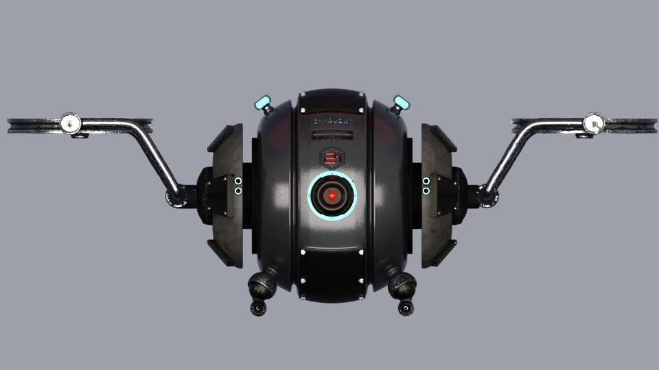 ArtStation - DRONE MODELING using 3ds max and substance painter